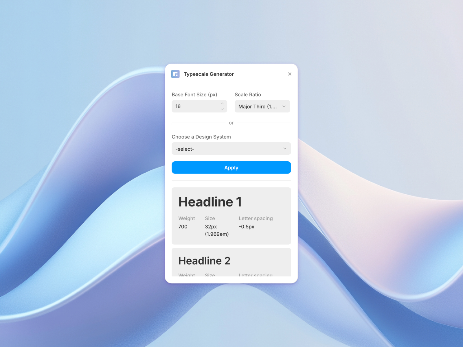 Typescale Generator: Plugin by Damola Akinleye — Framer Marketplace