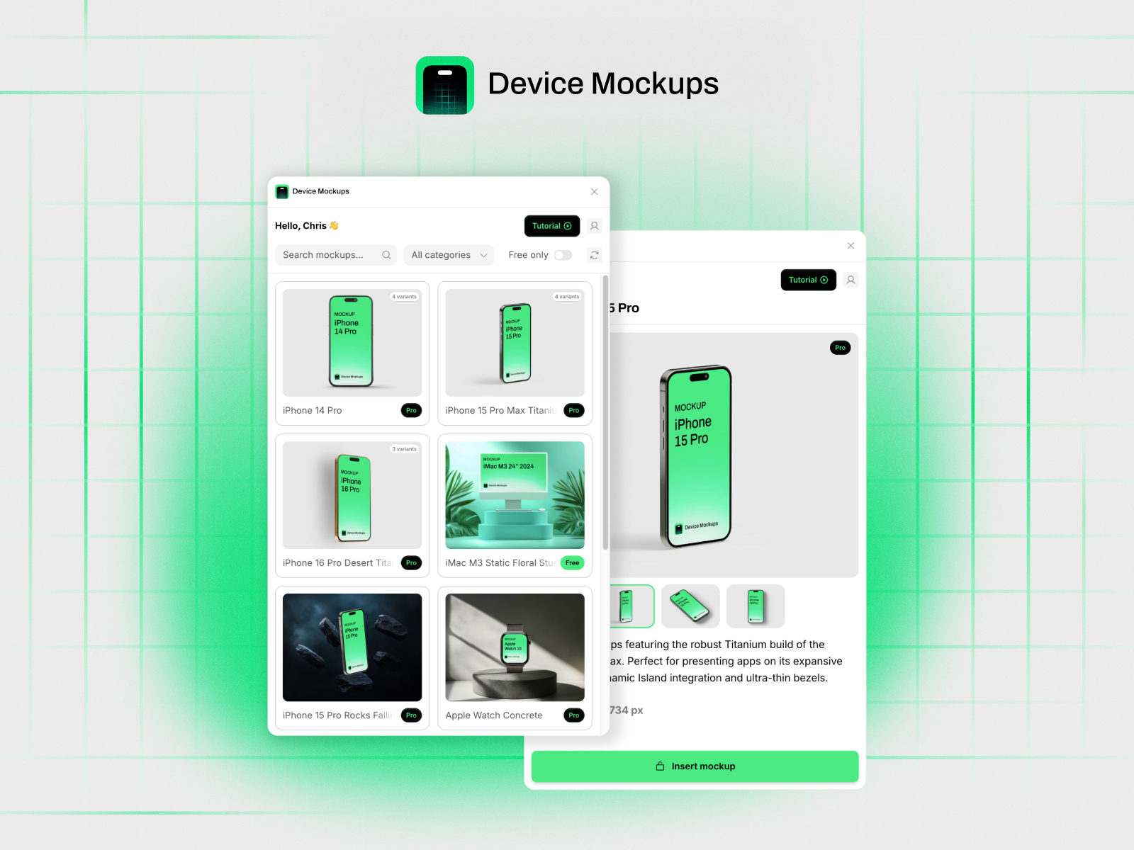 Device Mockups: Assets Plugin by Interface — Framer Marketplace