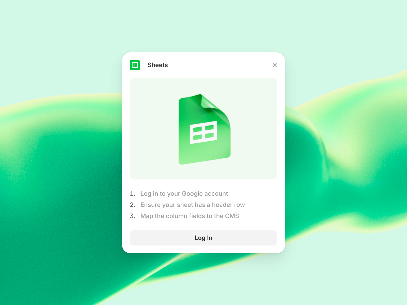 Google Sheets: Plugin by Framer — Framer Marketplace