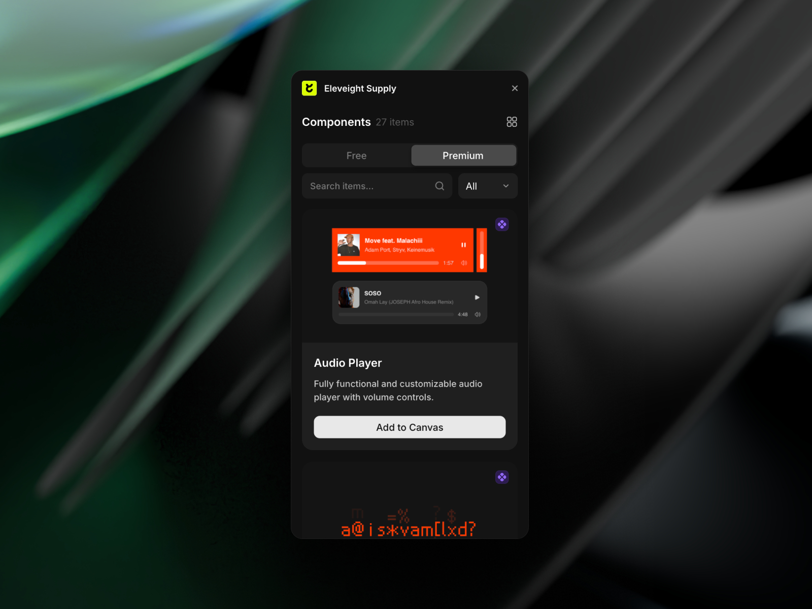 Eleveight Supply — Framer Marketplace