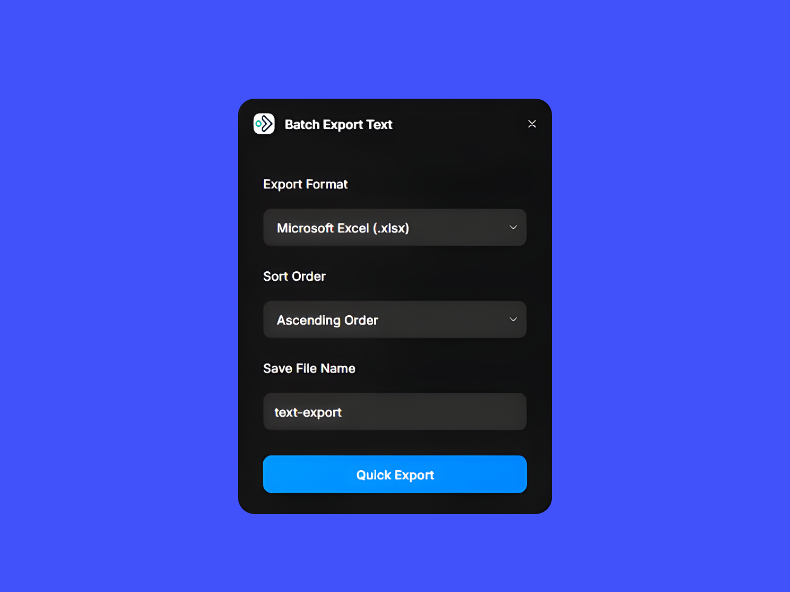 Batch Export Text — Framer Marketplace