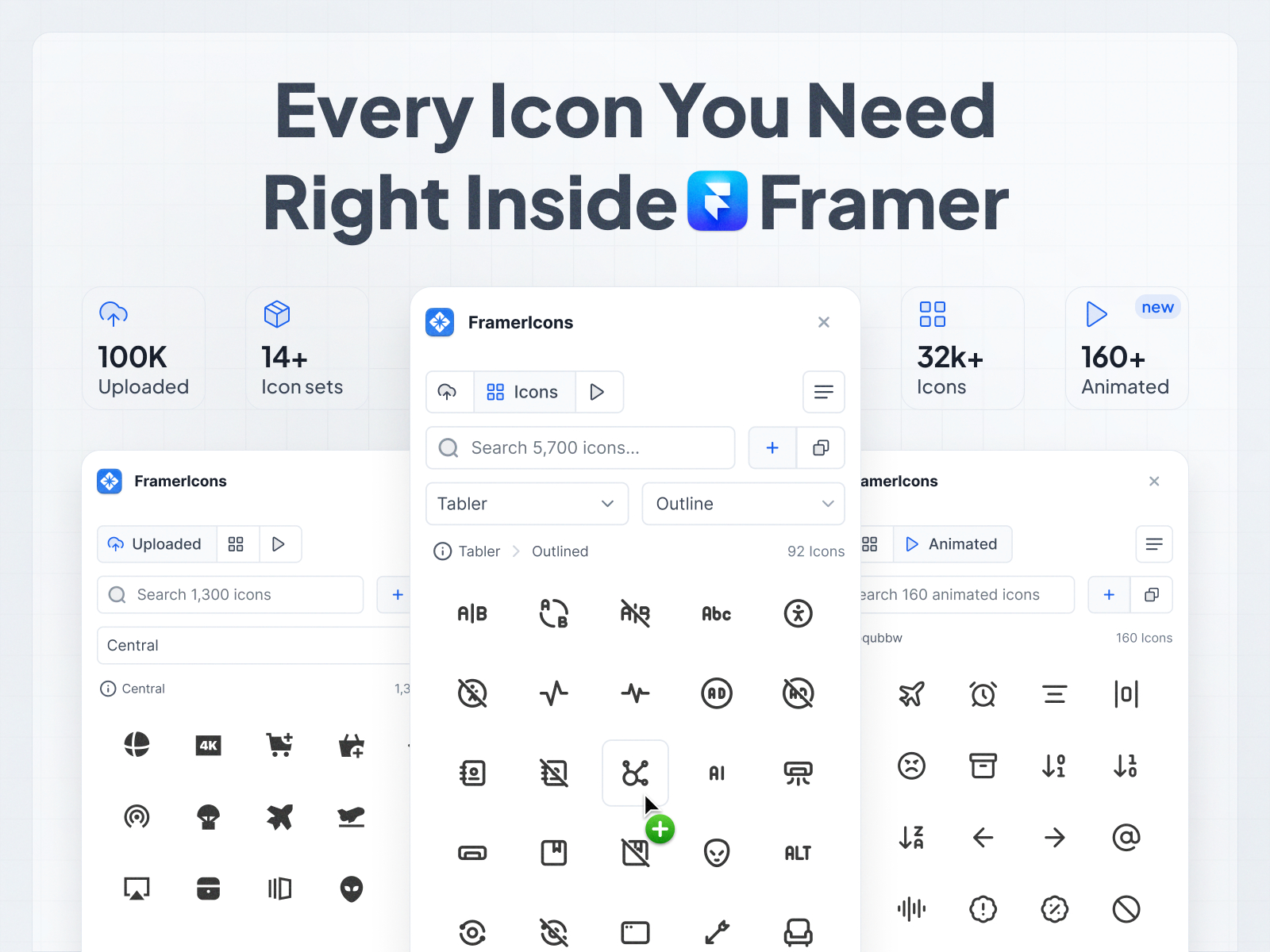 FramerIcons — Framer Marketplace