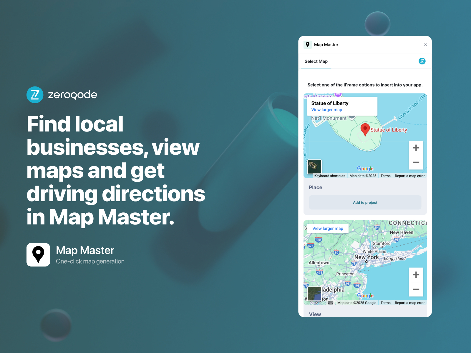 Map Master: Plugin by Zeroqode — Framer Marketplace