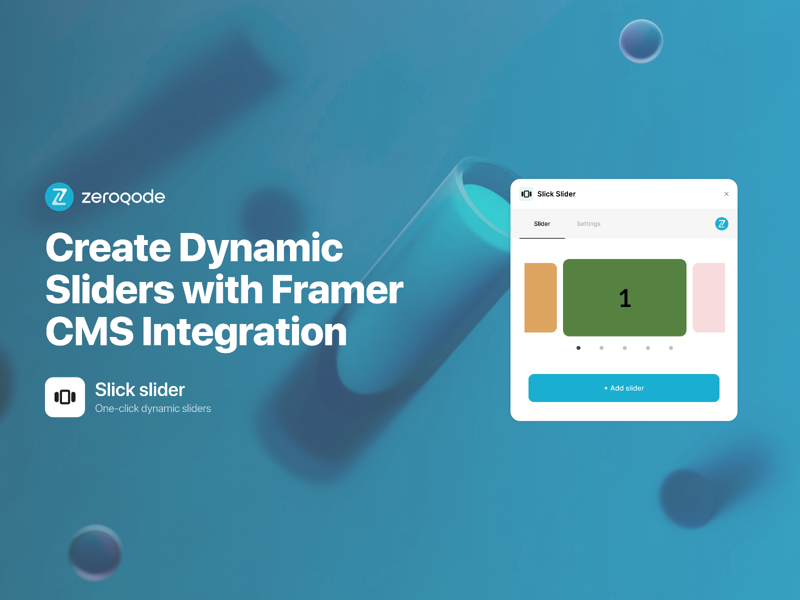 Slick Slider — Framer Marketplace