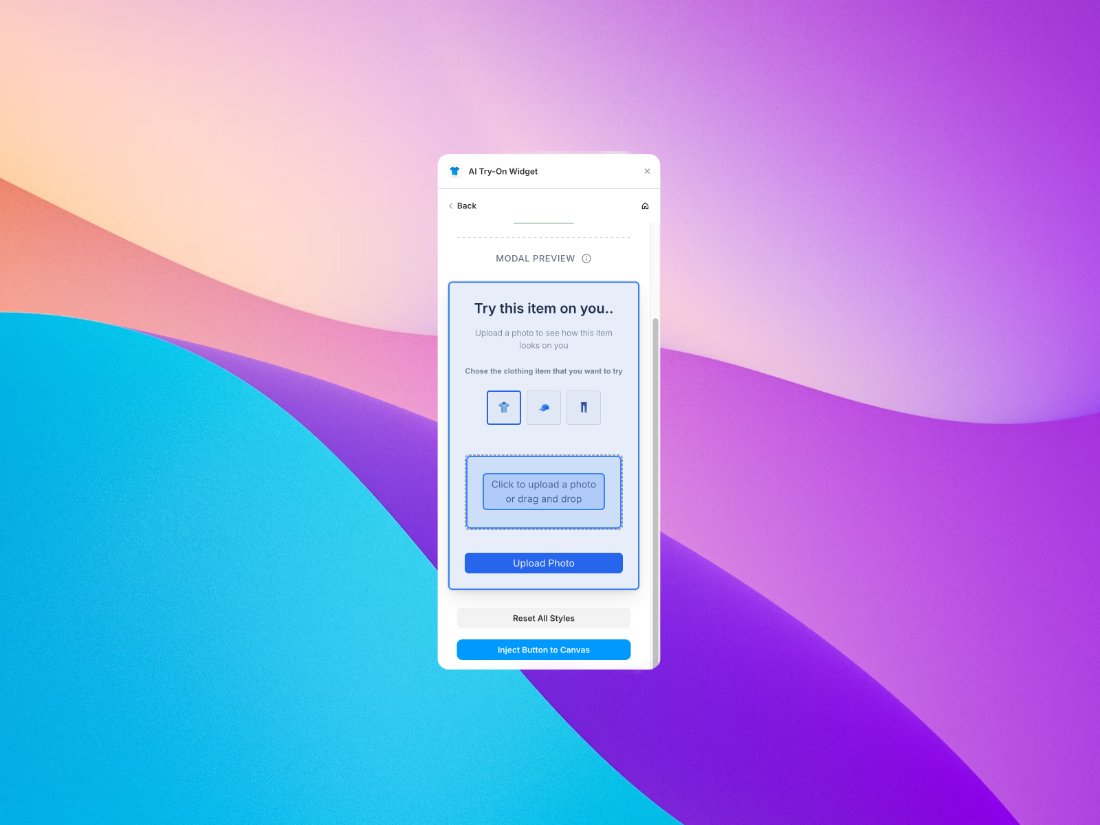 AI Try-On Widget: AI Plugin by QwertyBit — Framer Marketplace