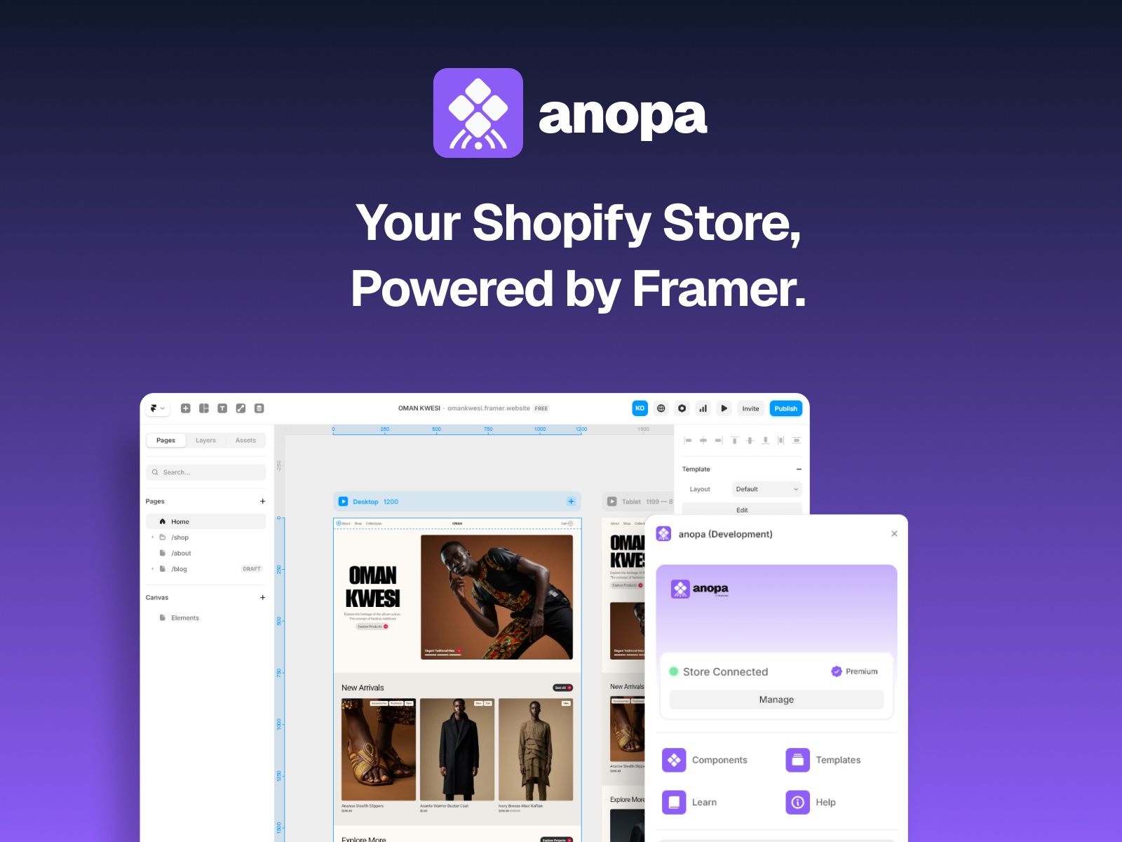 anopa — Framer Marketplace
