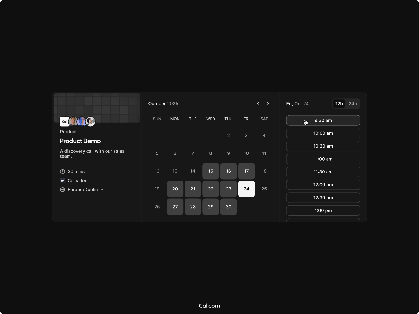 Cal.com: Integrations Plugin by Cal.com, Inc. — Framer Marketplace