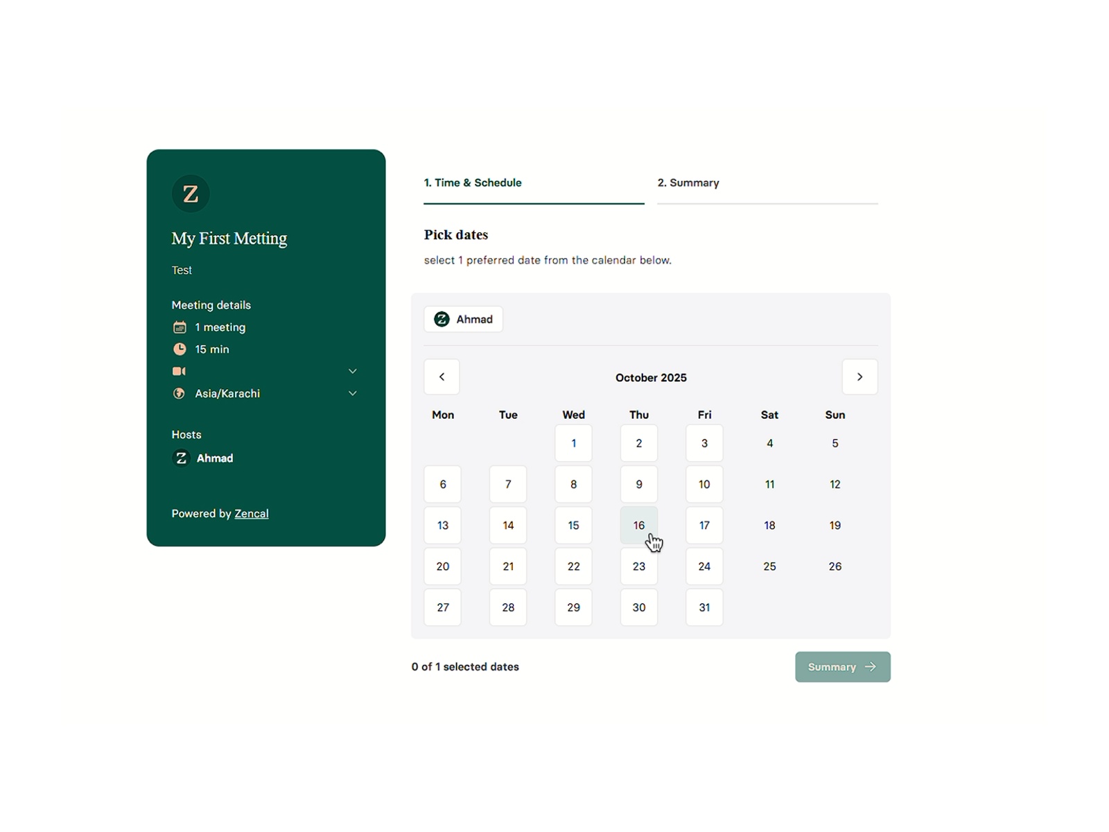 zencal.io — Framer Marketplace