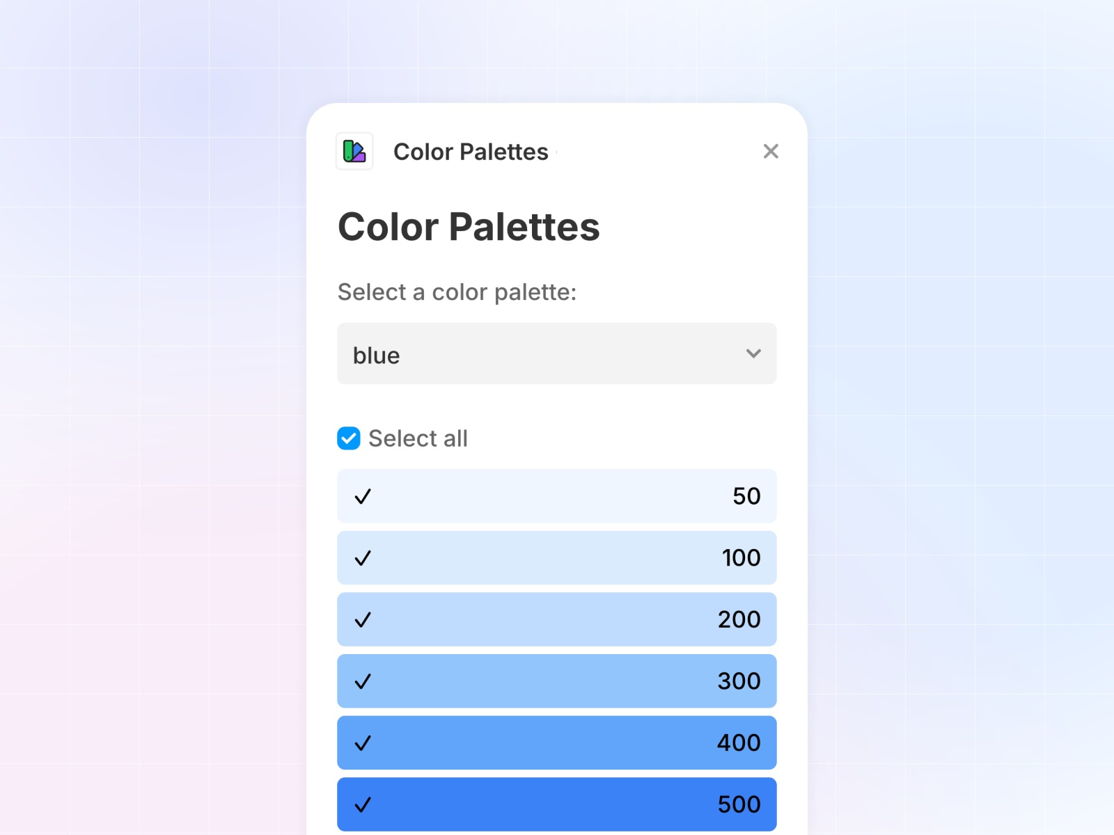 Color Palettes — Framer Marketplace