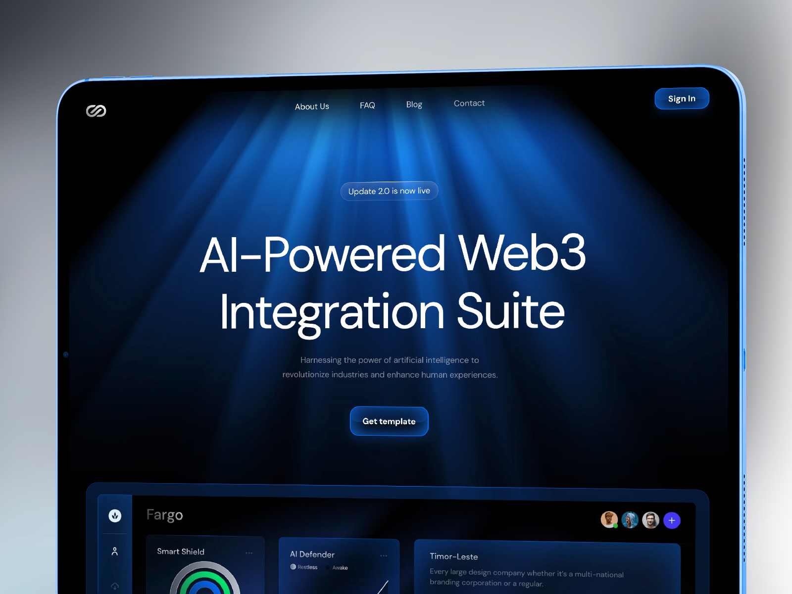 Fargo: Free Web3 Website Template by Nick Stepuk — Framer Marketplace