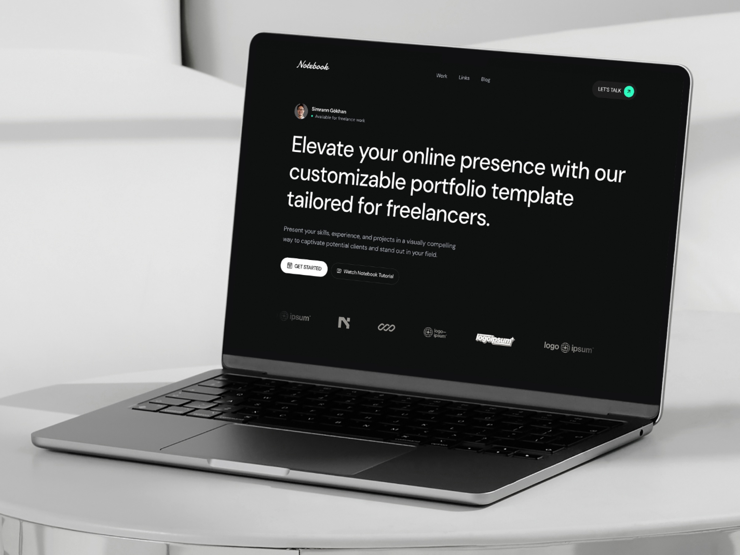 Notebook: Free Personal Website Template by Wize — Framer Marketplace