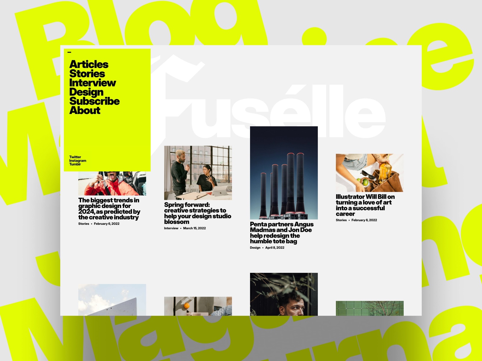 Free Responsive Blog Templates — Framer Marketplace