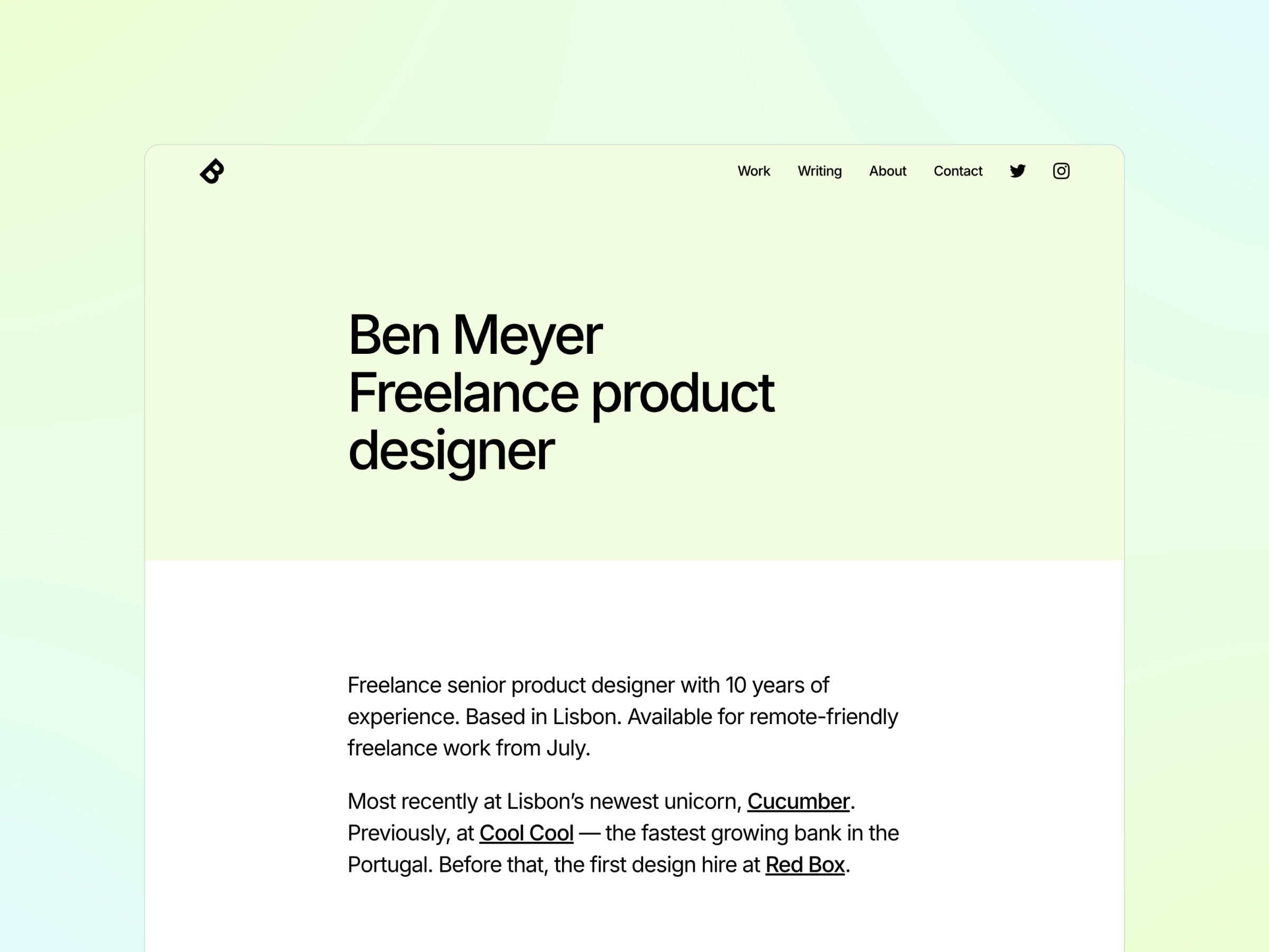 Sharp: Responsive Portfolio Website Template by Bryn Taylor — Framer ...