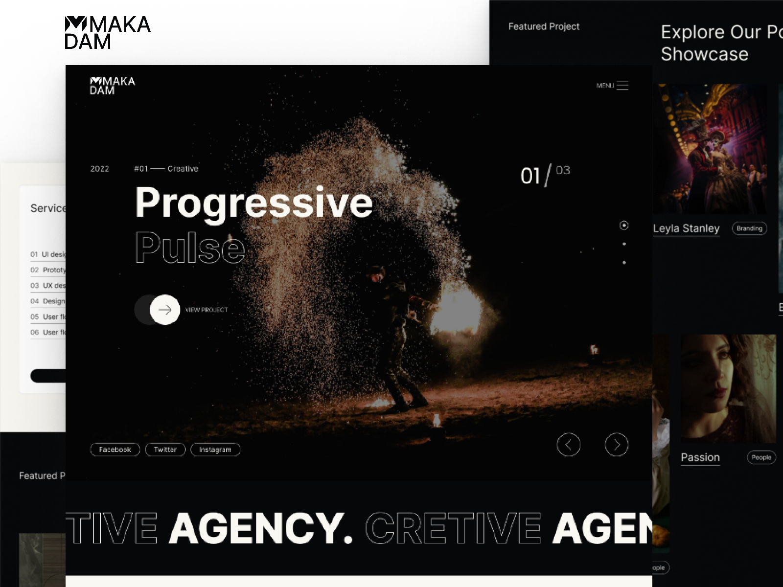 Makadam: Free Portfolio Website Template by Marcframe — Framer Marketplace
