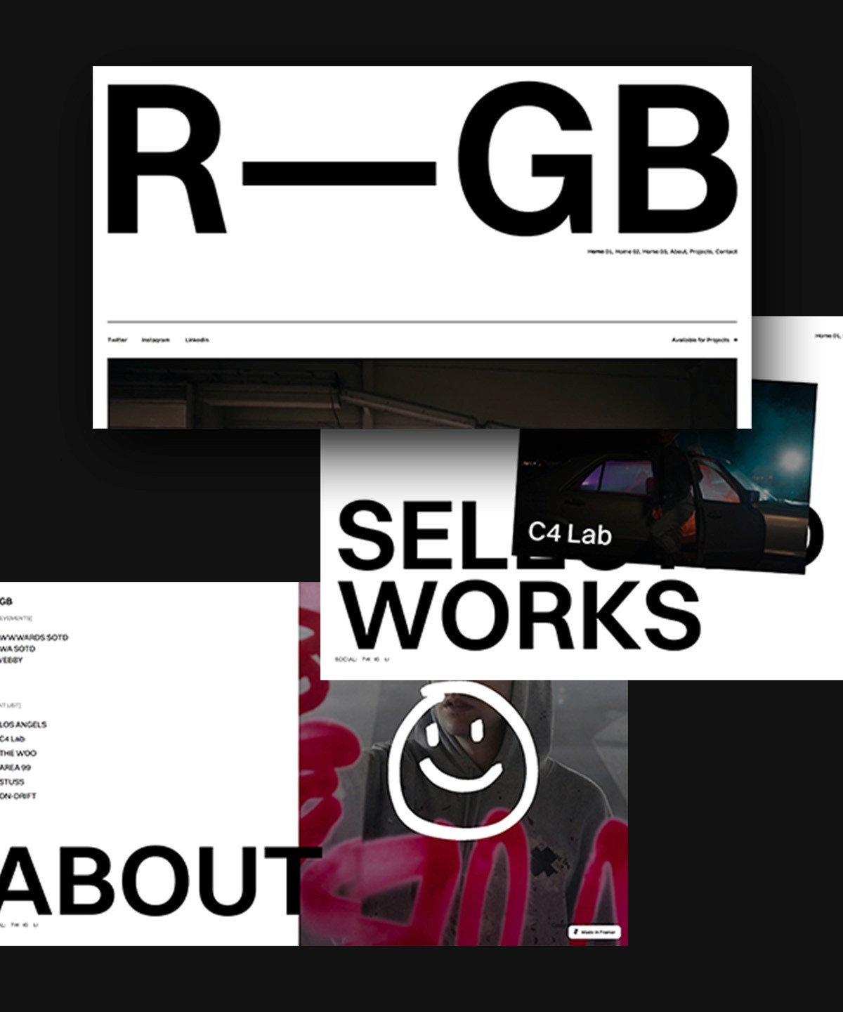 R—GB: Responsive Portfolio Website Template by Leandro Melo — Framer ...