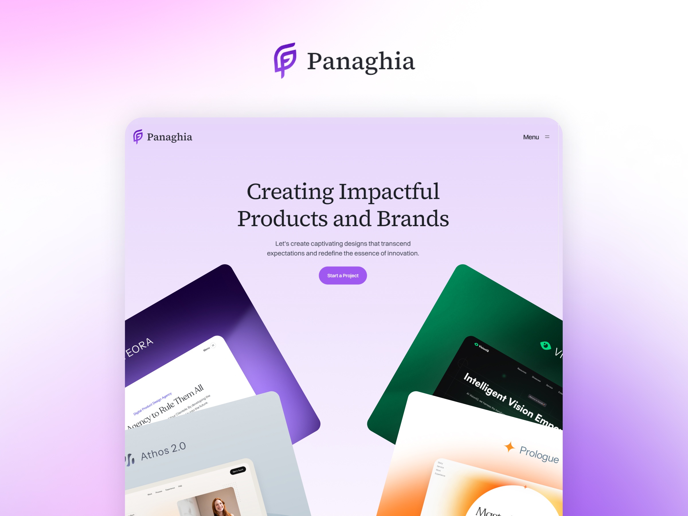 Panaghia: Free Portfolio Website Template by Goran Babarogic — Framer Marketplace