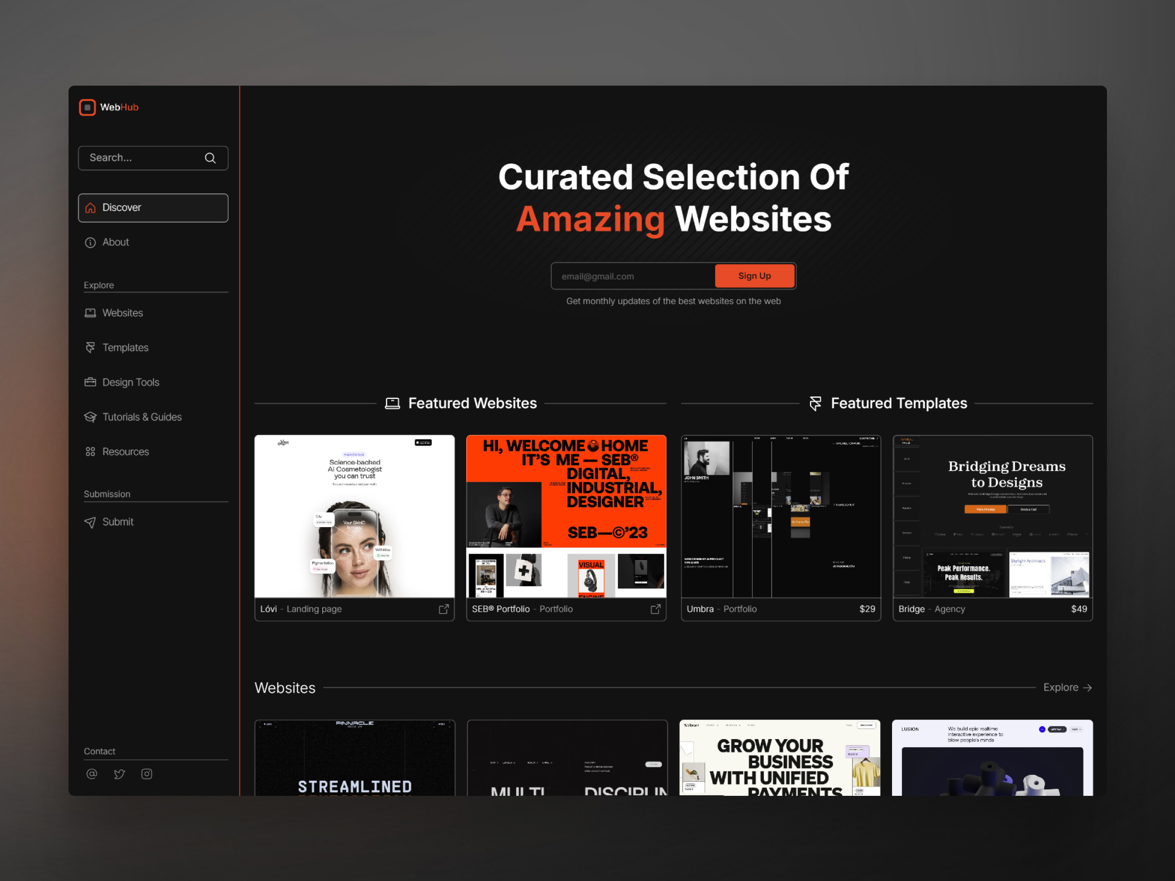 WebHub: Responsive Ecommerce Website Template by Thaer Swailem — Framer ...