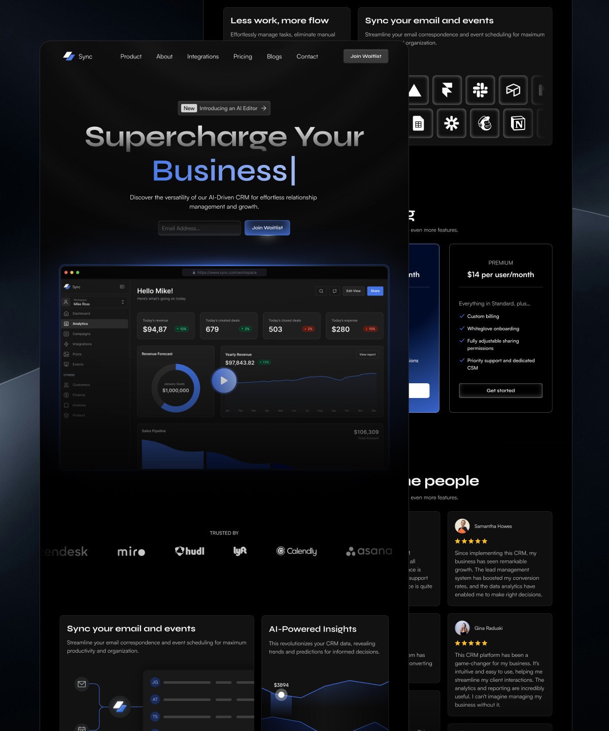 SyncCRM: Responsive Blog Website Template by Cédric van Ravesteijn ...