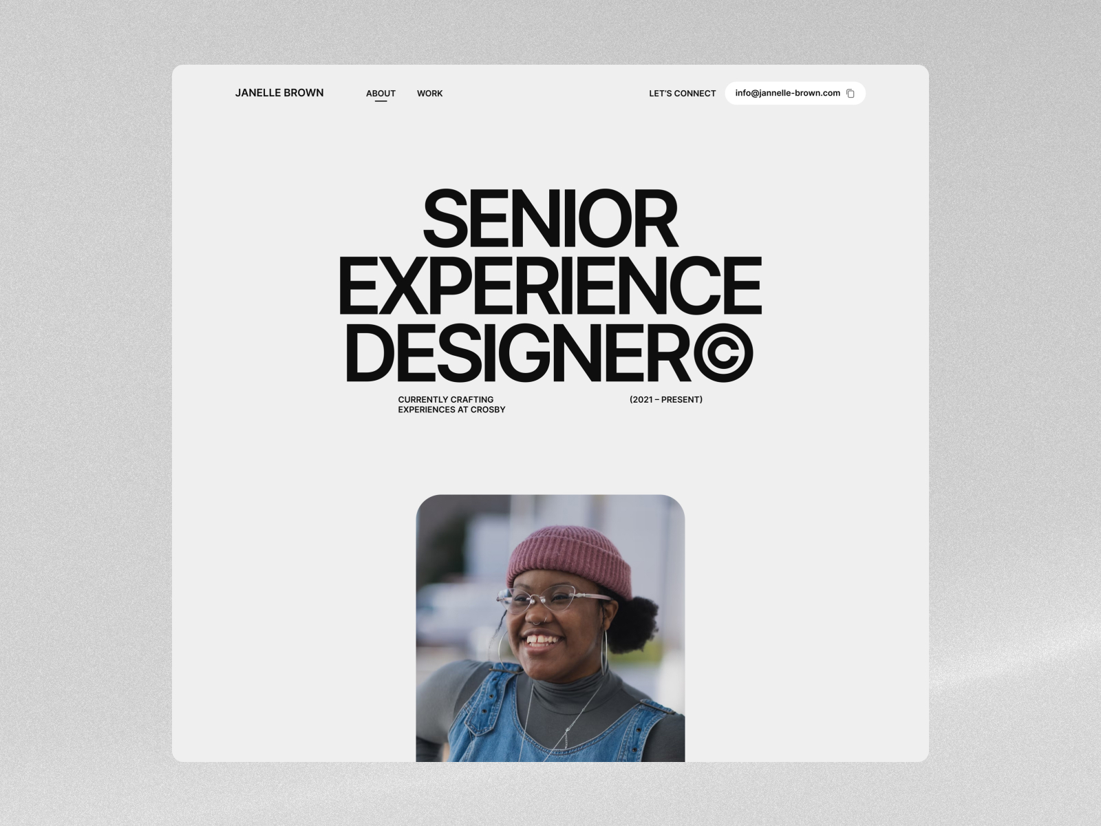 Olio: Responsive Portfolio Website Template by Devanta Ebison — Framer ...