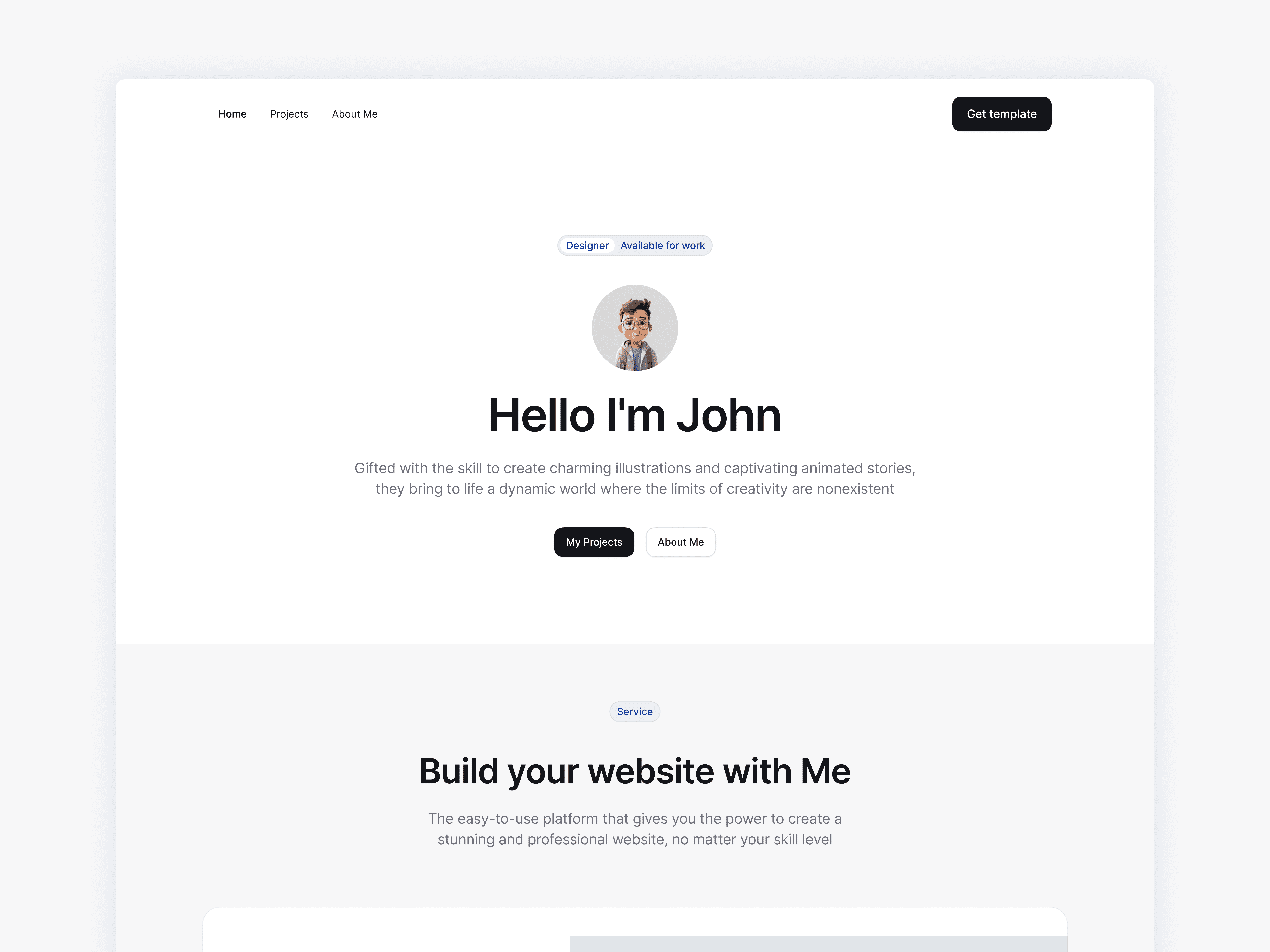 Promofolio: Responsive Personal Website Template by Akbarali — Framer ...