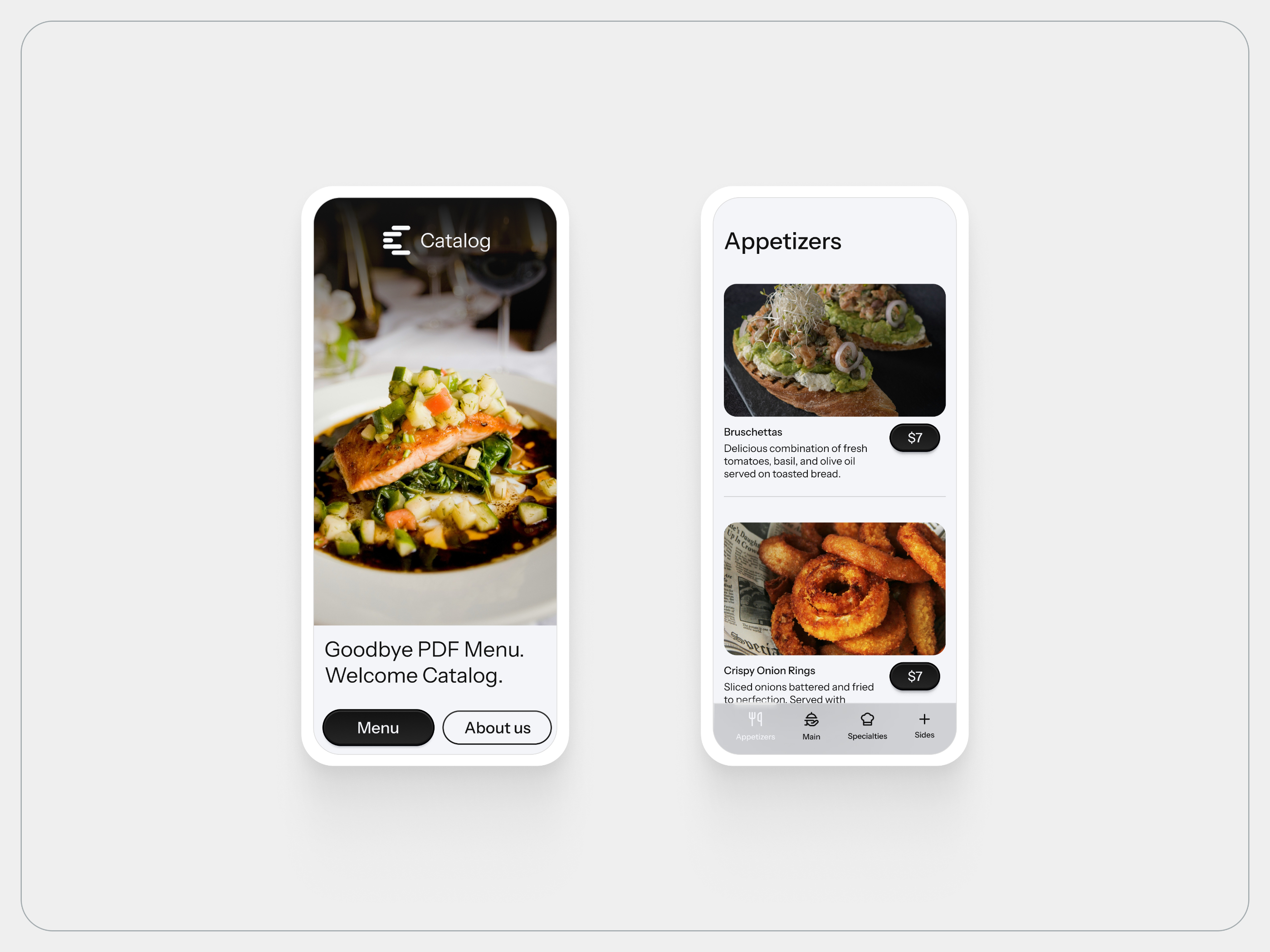 Catalog: Responsive Restaurant Website Template by PROPELY — Framer ...