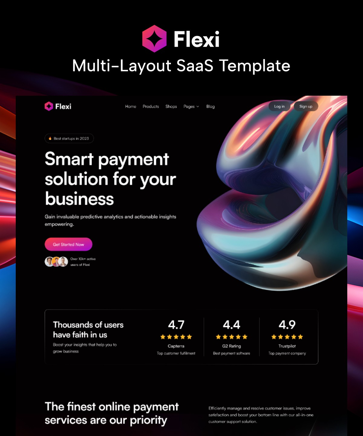 Flexi: Responsive Portfolio Website Template by Sailr — Framer Marketplace
