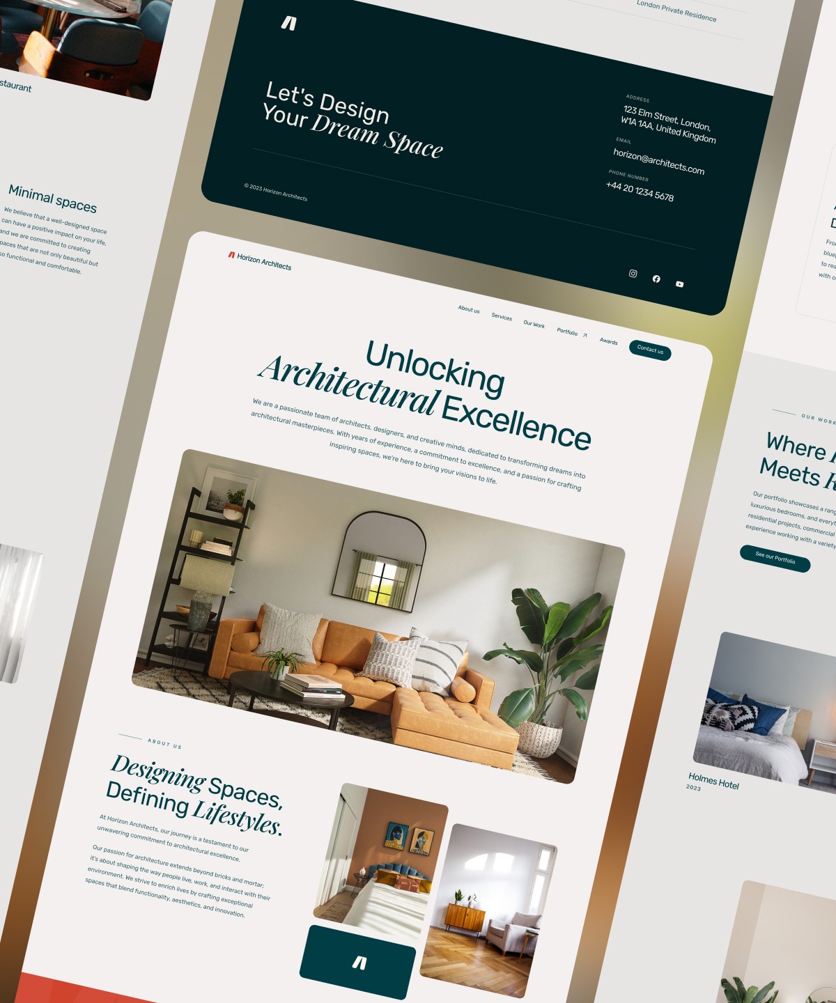HorizonArchitects: Responsive Personal Website Template by bujadesign — Framer Marketplace