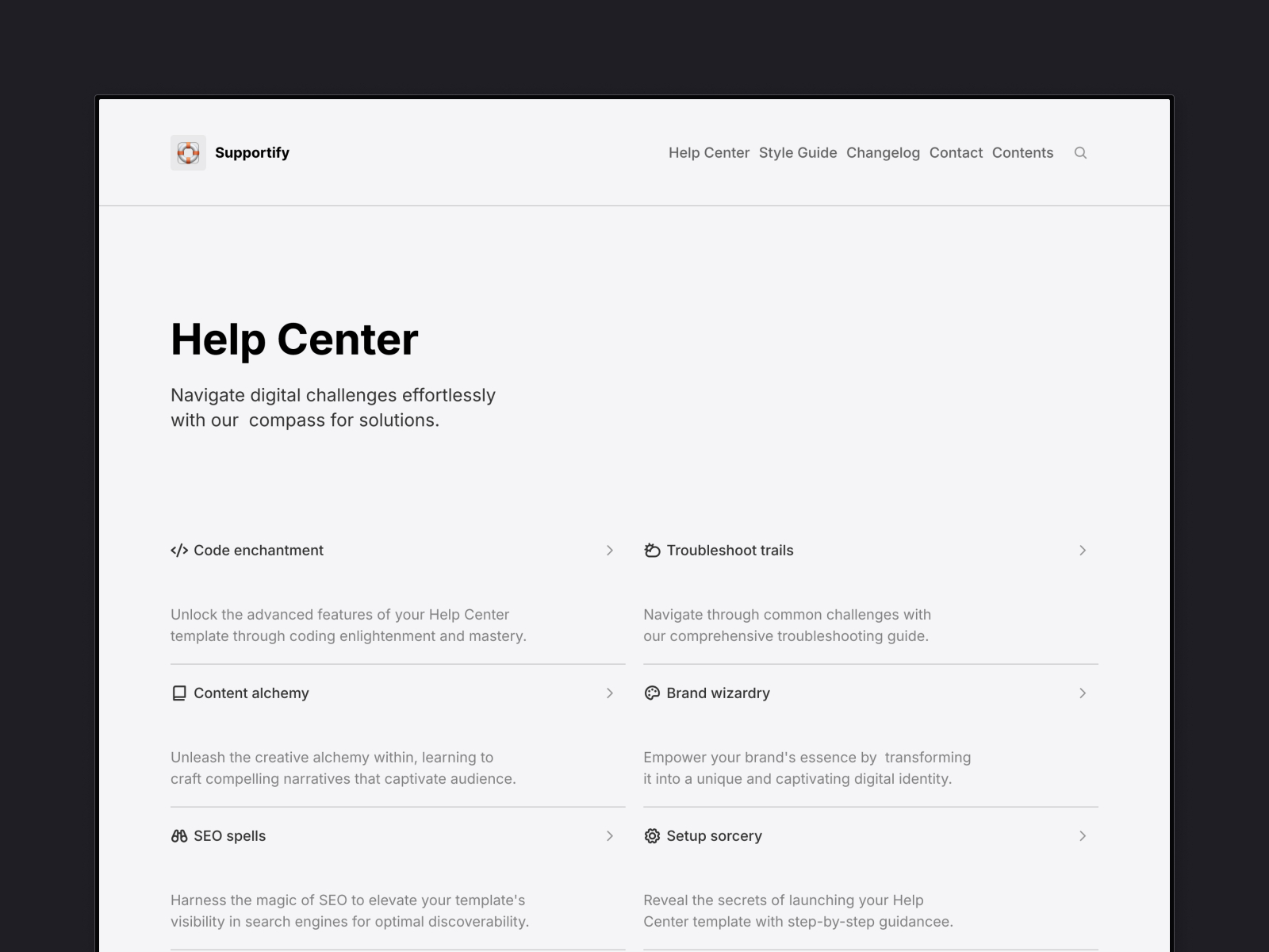 Supportify: Responsive Help Center Website Template by Anton Radionov — Framer Marketplace