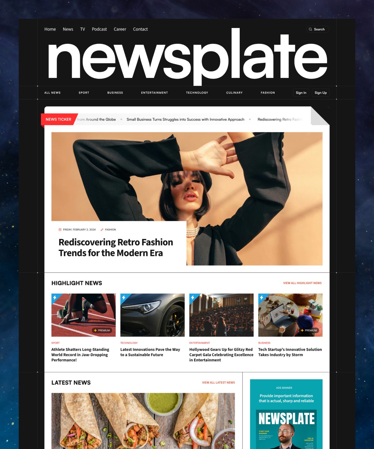 Newsplate: Responsive Membership Website Template by Syafii Ahmad ...