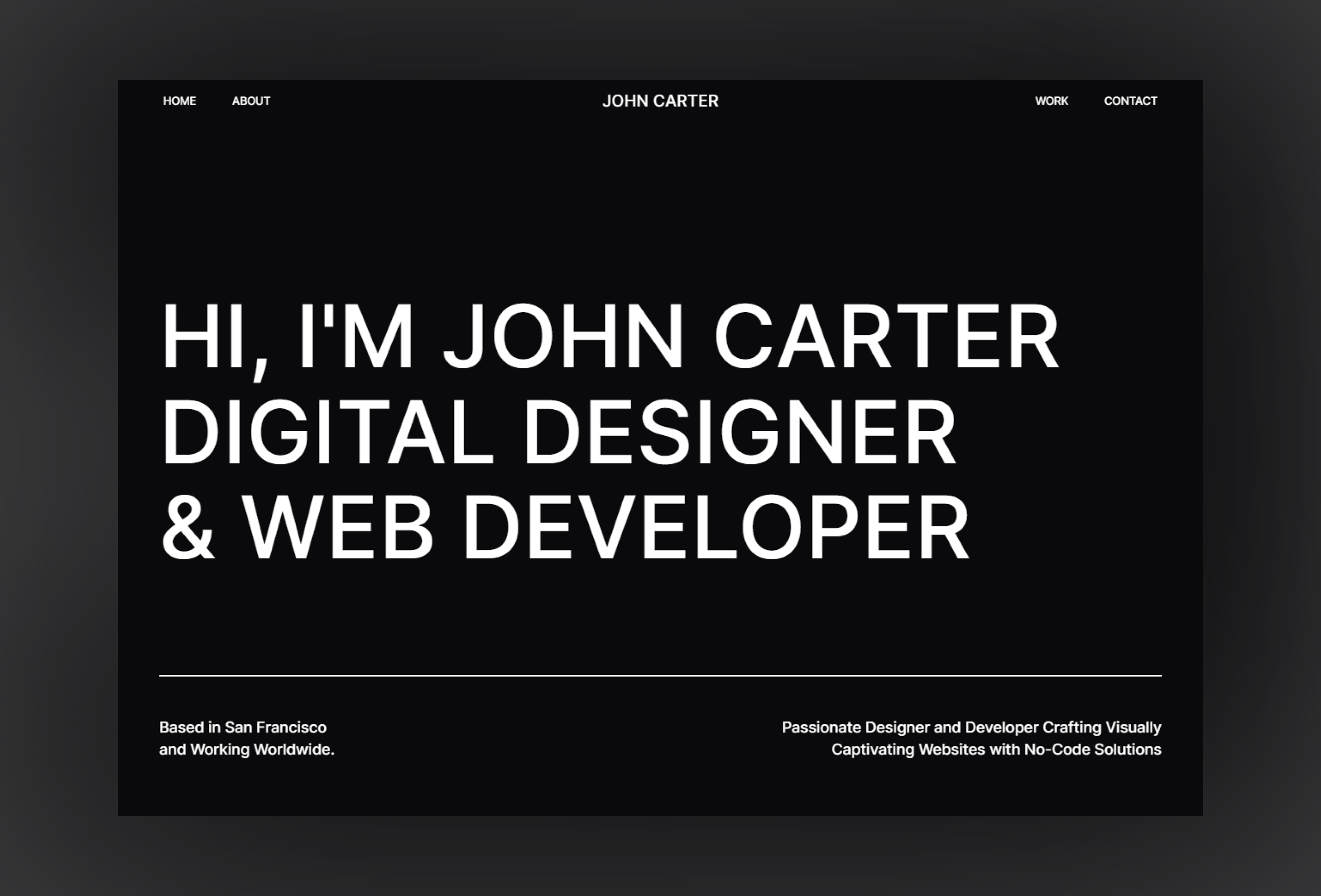 Zenify: Free Personal Website Template by Rizal Yustriadi — Framer ...