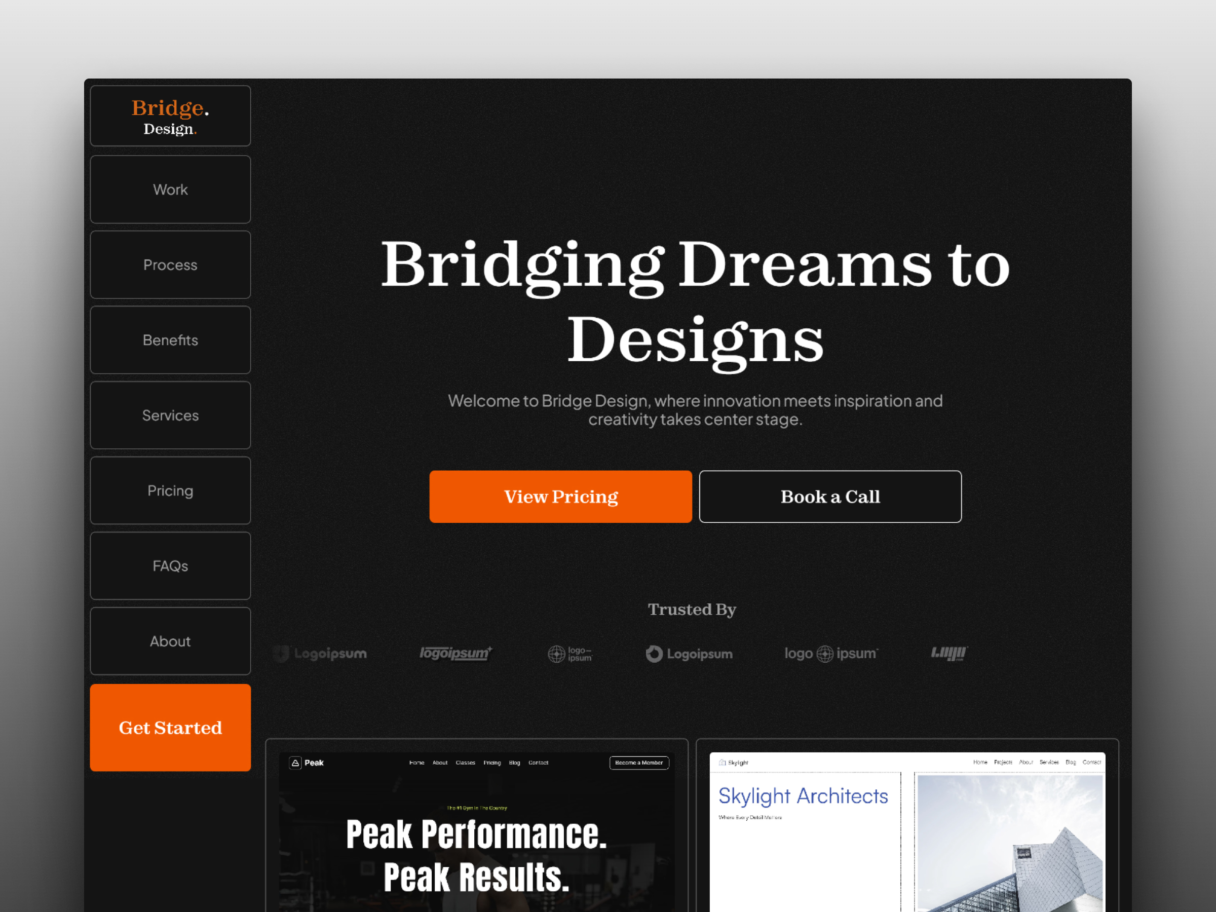 Bridge: Free Personal Website Template by Thaer Swailem — Framer ...