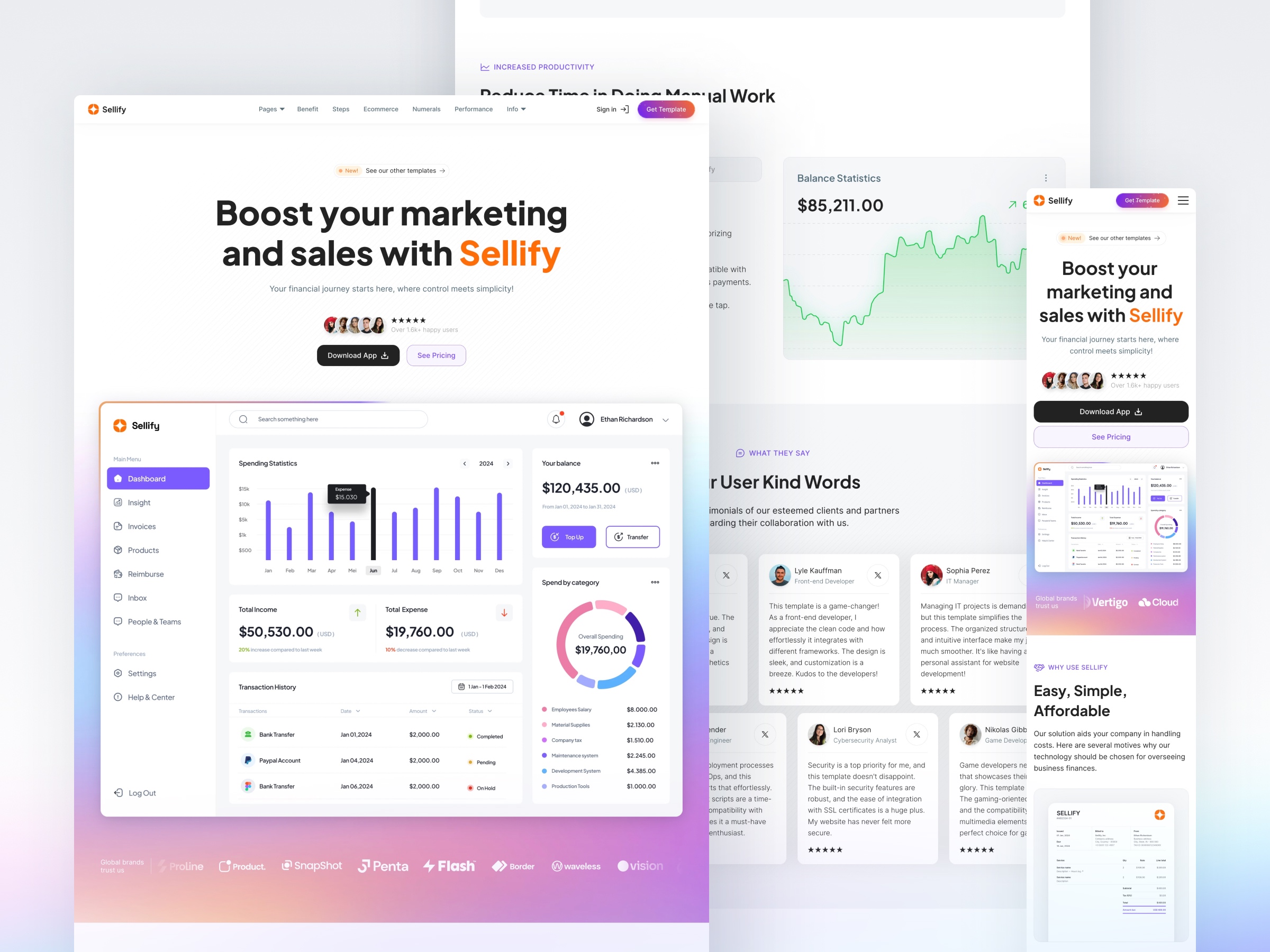 Sellify - Powerful Saas Landing Page — Framer Marketplace