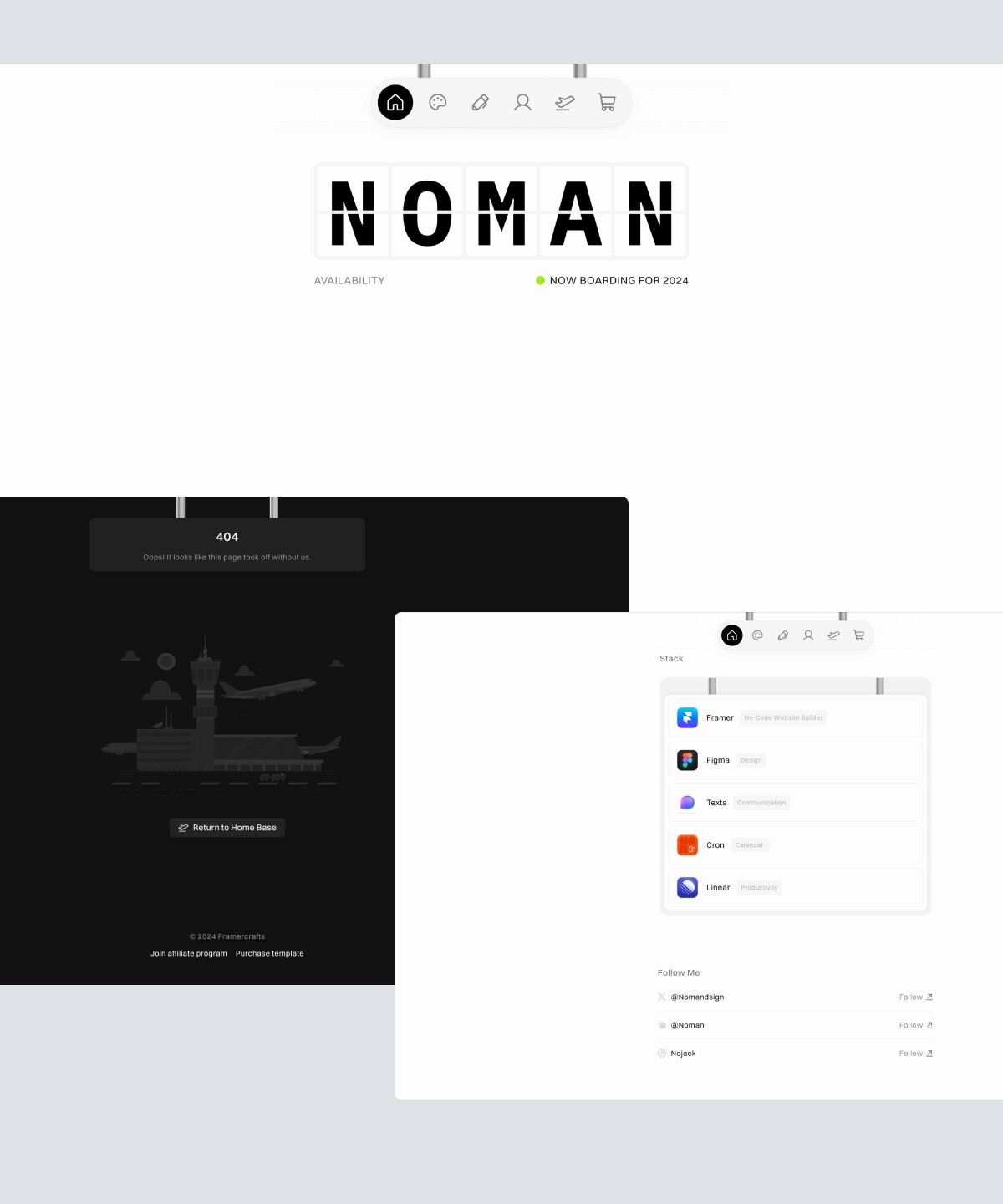 Terminalfolio: Responsive Blog Website Template by Noman — Framer ...