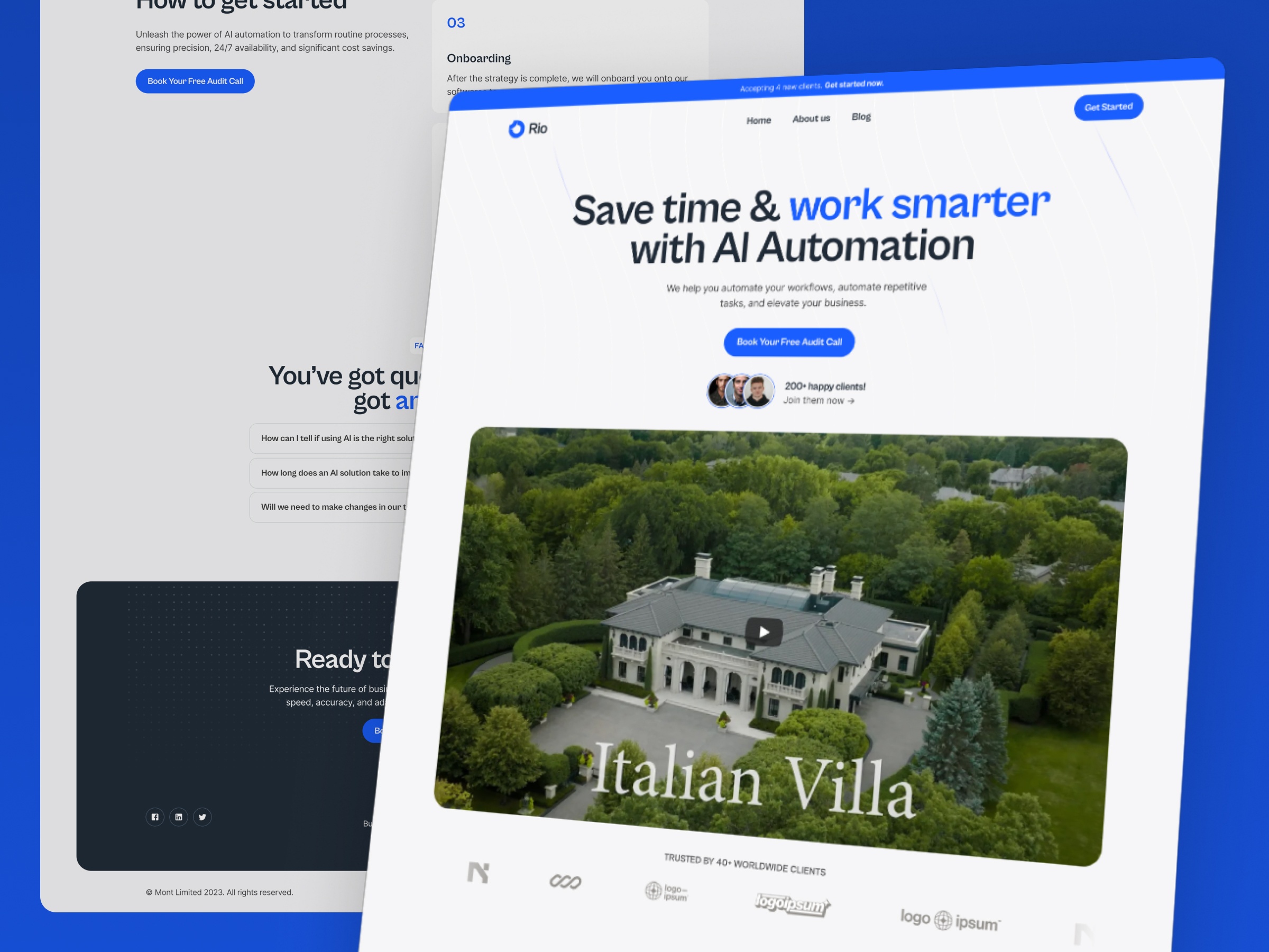 Rio: Responsive AI Website Template by Wize — Framer Marketplace