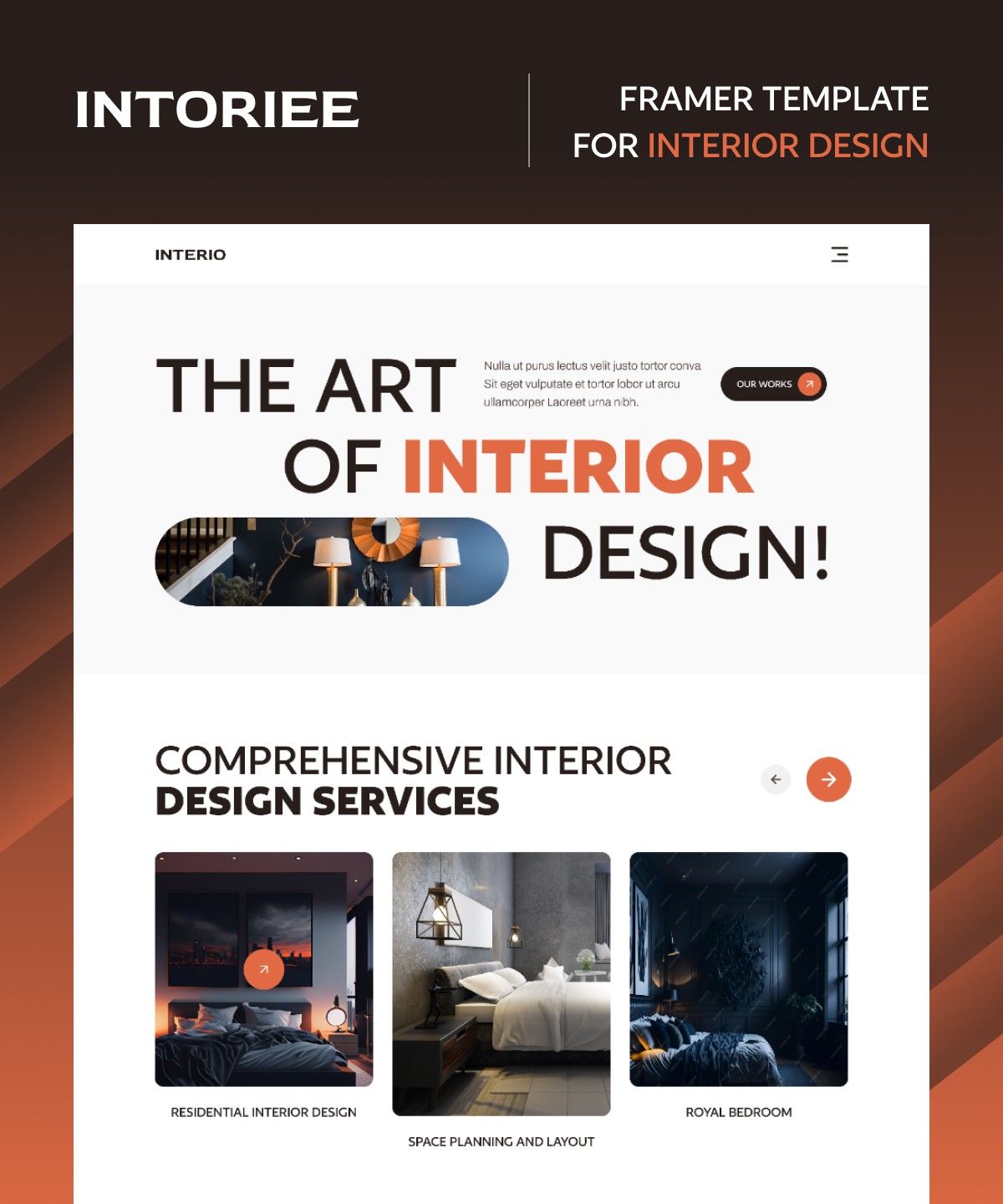 Intoriee: Responsive Real Estate Website Template by Sailr — Framer Marketplace