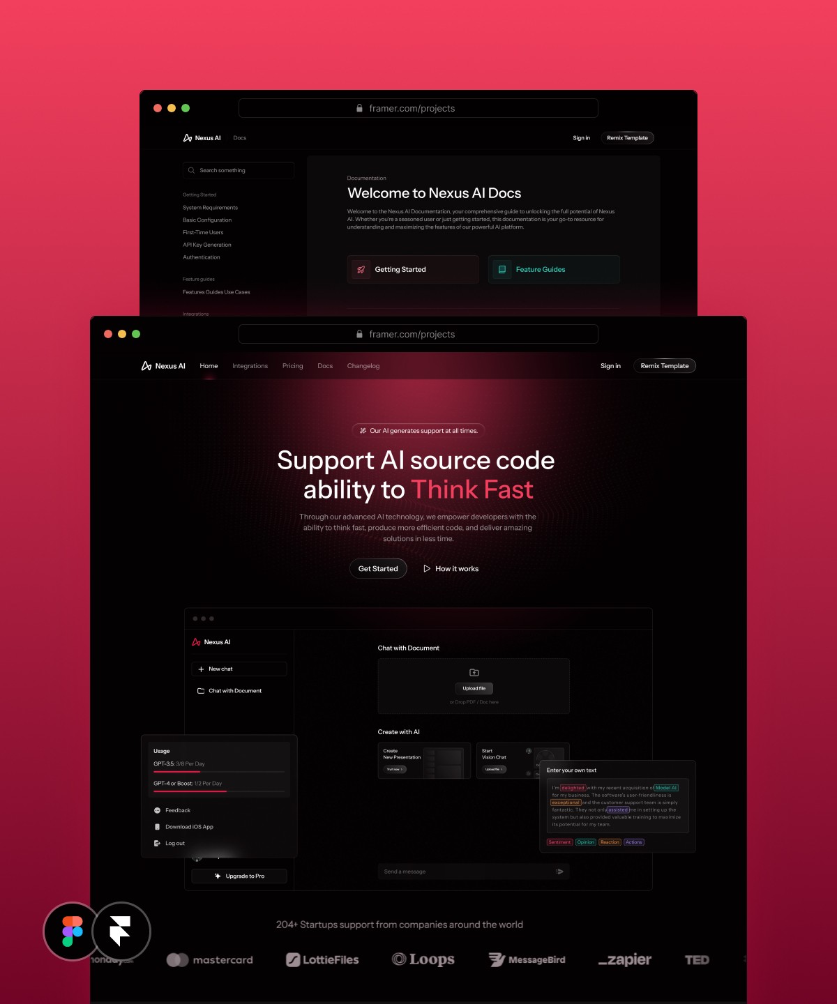 NexusAI: Responsive AI Website Template by Dmytri Ivanov — Framer Marketplace