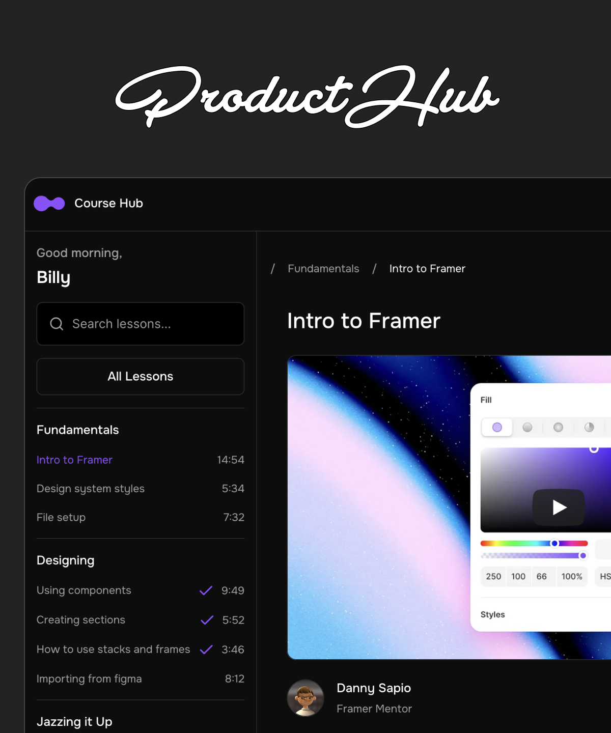 Course Hub: Free Membership Website Template by FramerAuth — Framer ...