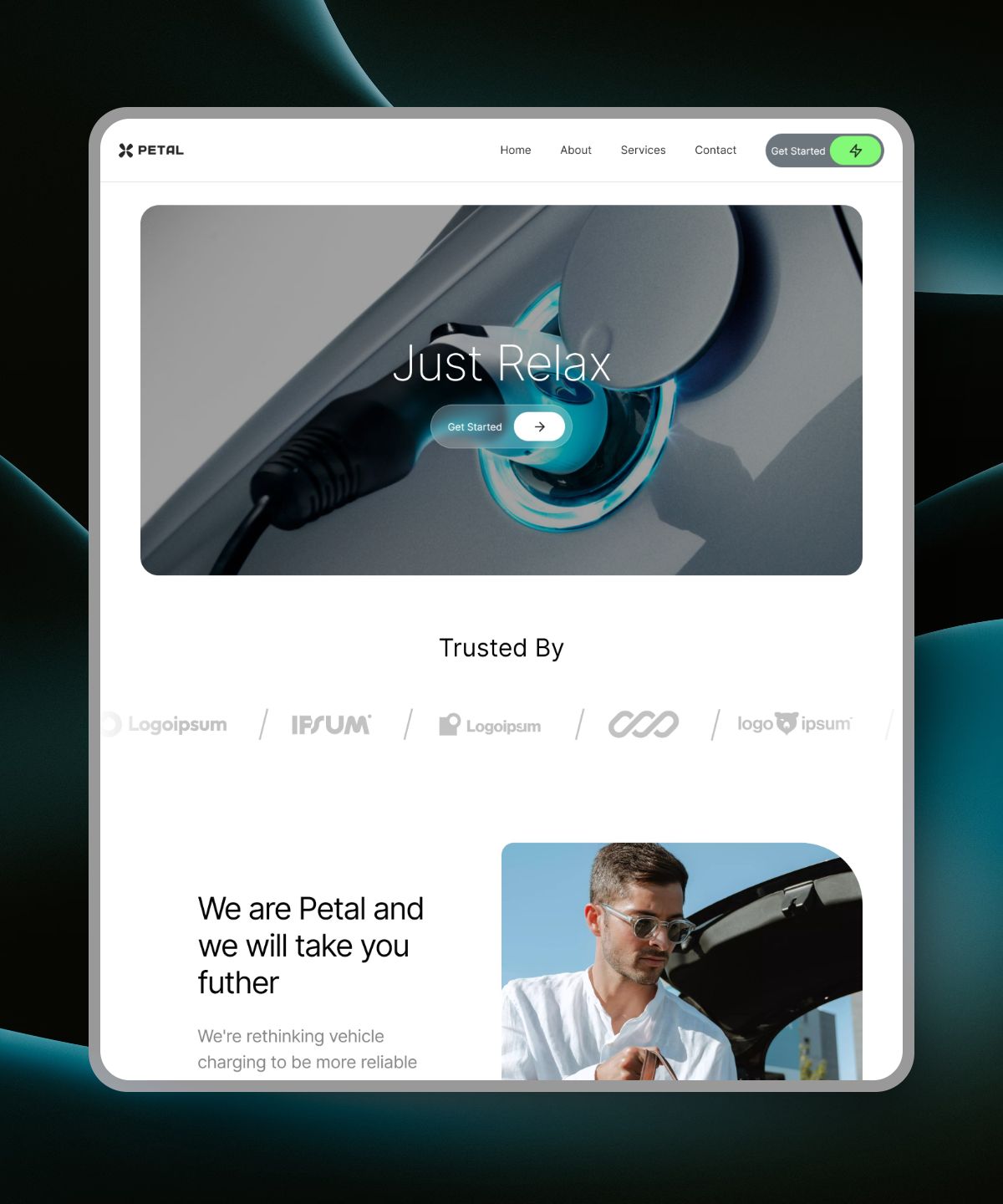 Petal: Responsive Portfolio Website Template by Kingsley Ken — Framer ...