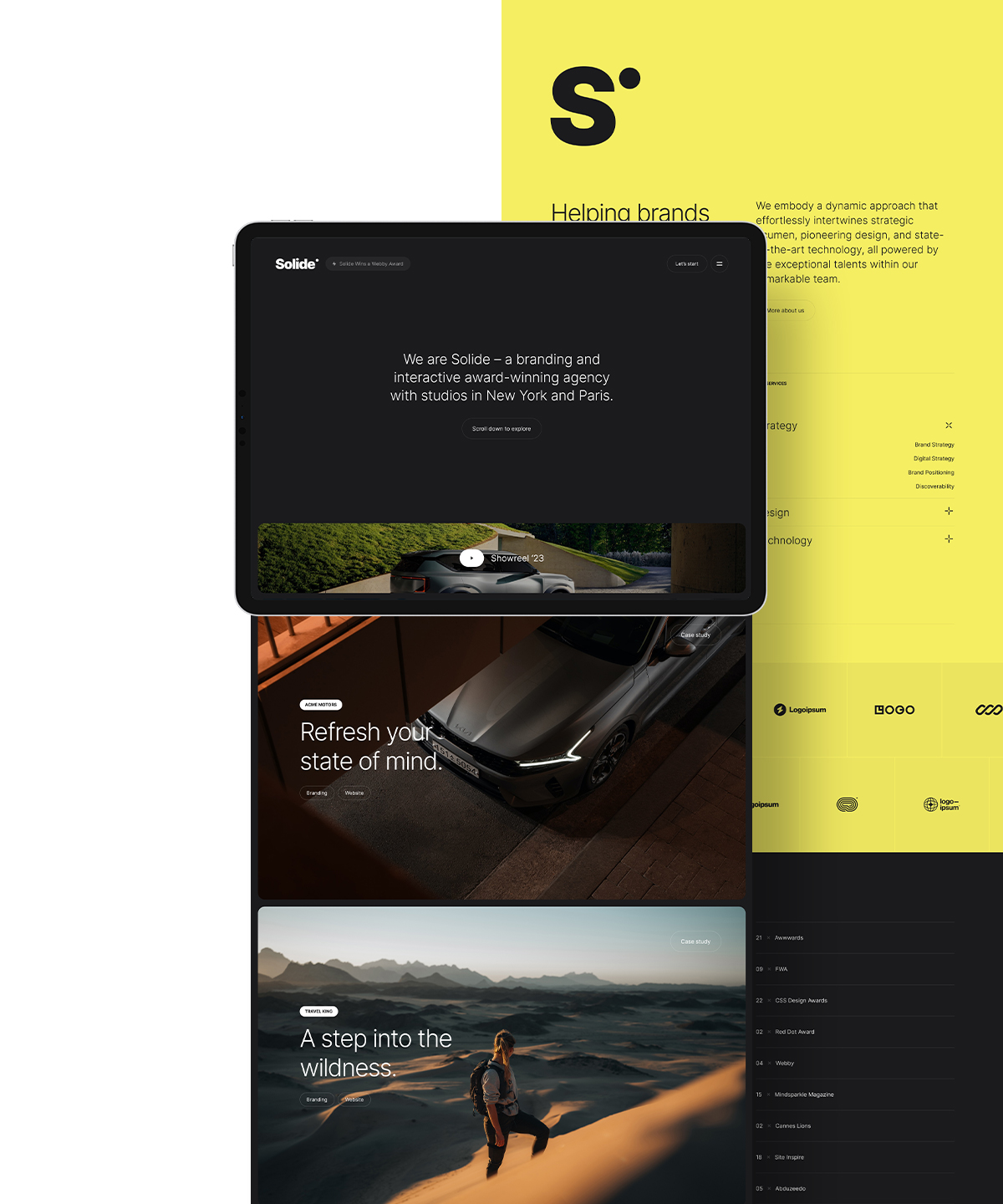 Solide - Studio Or Agency Portfolio Framer Template — Framer Marketplace