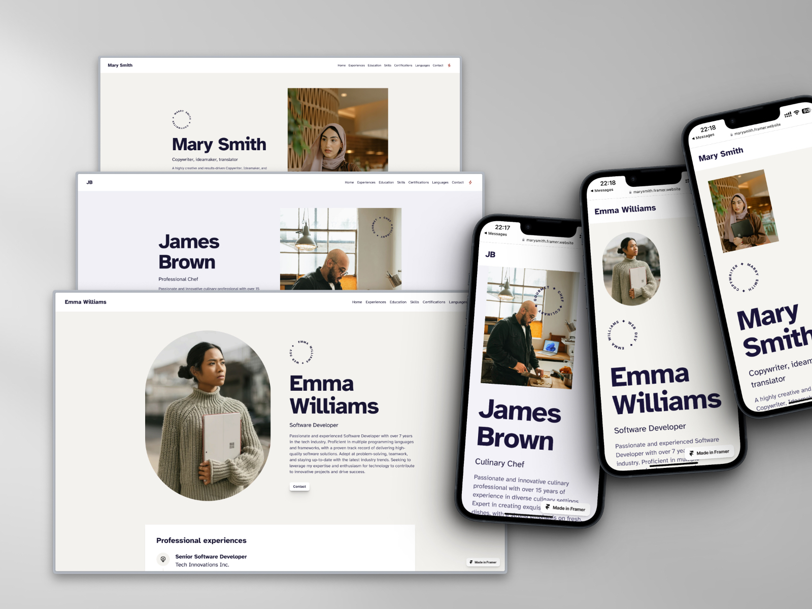 CareerCanva: Free Portfolio Website Template by Tomáš Hustoles — Framer ...