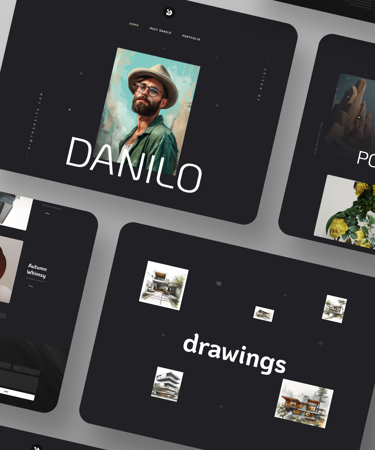 Danilo : Responsive Photography Website Template by Dodo Themes — Framer Marketplace