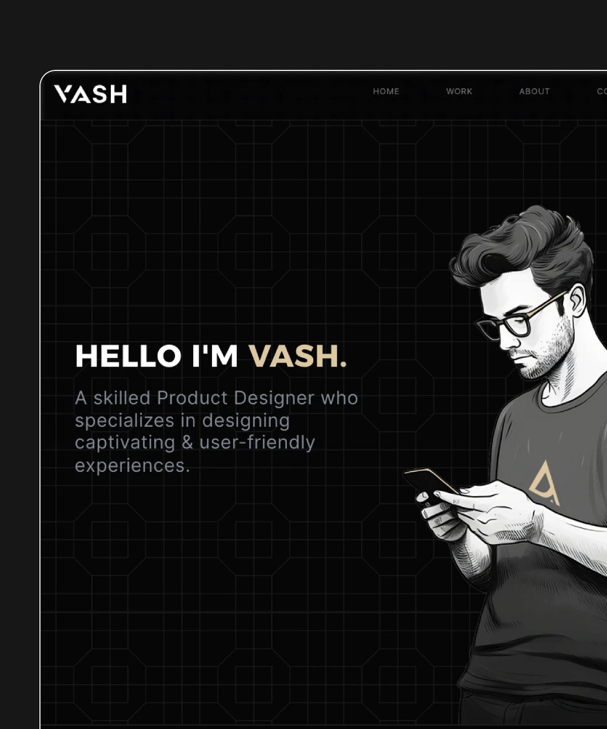 Vash: Responsive Portfolio Website Template by Achraf Rahal — Framer ...