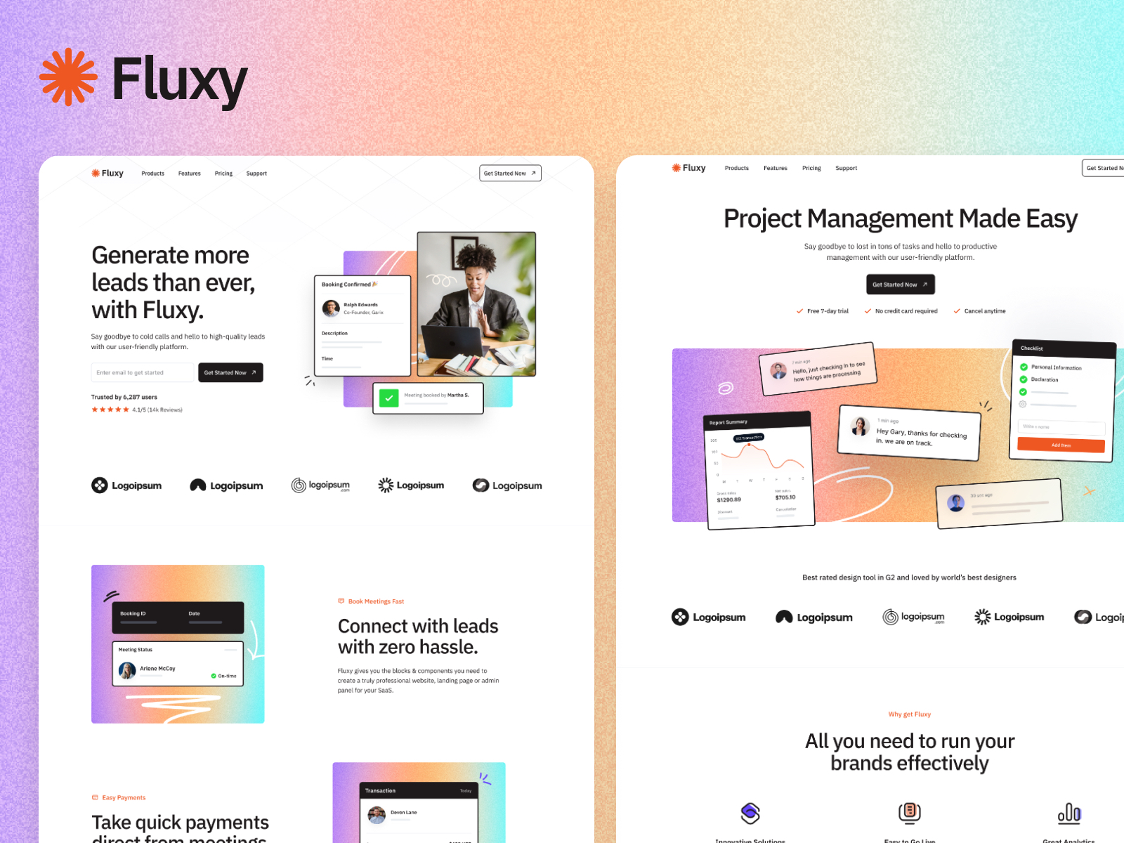 Fluxy: Responsive Business Website Template by Framerbite — Framer Marketplace