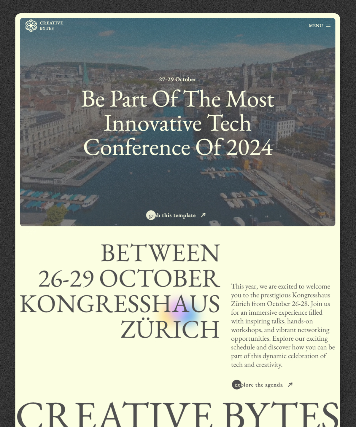 Creative Bytes: Responsive Creative Website Template by Draghi — Framer ...