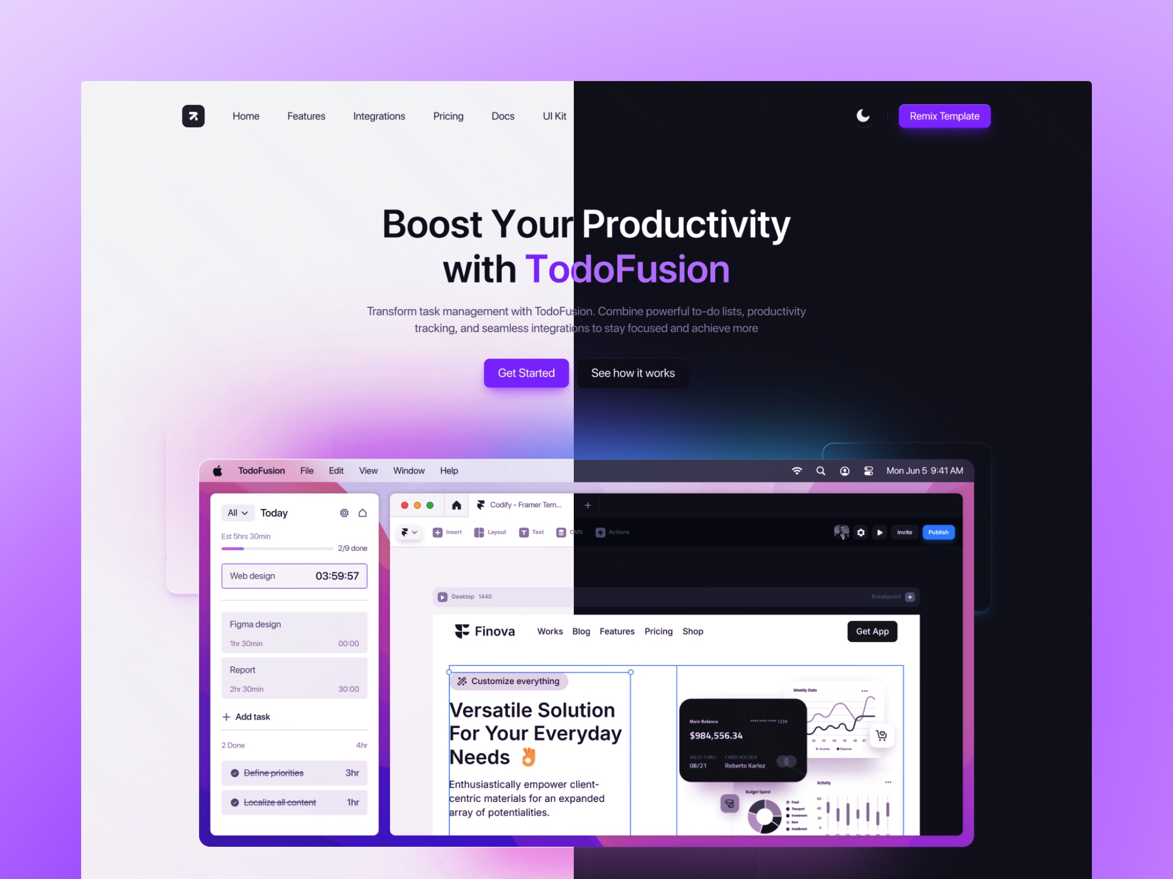 TodoFusion: Responsive Business Website Template by Dmytri Ivanov ...