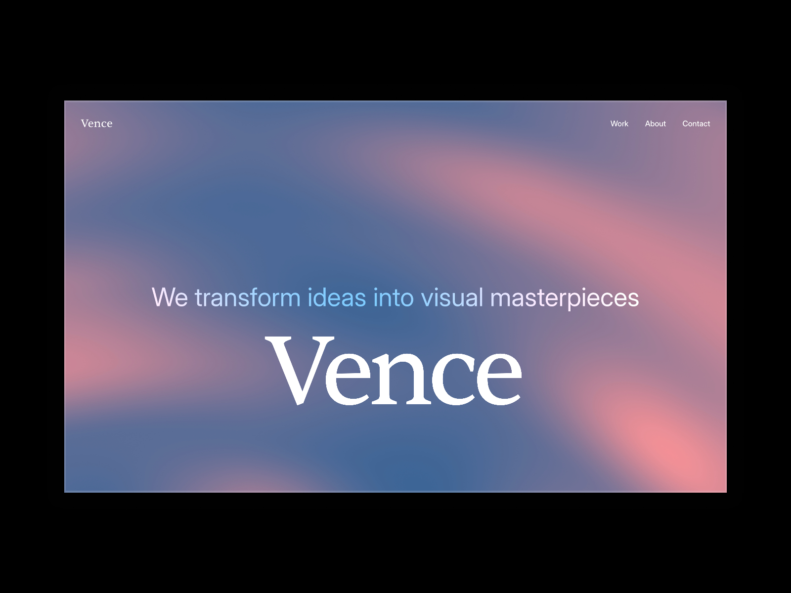 Vence: Free Portfolio Website Template by Oval Supply — Framer Marketplace
