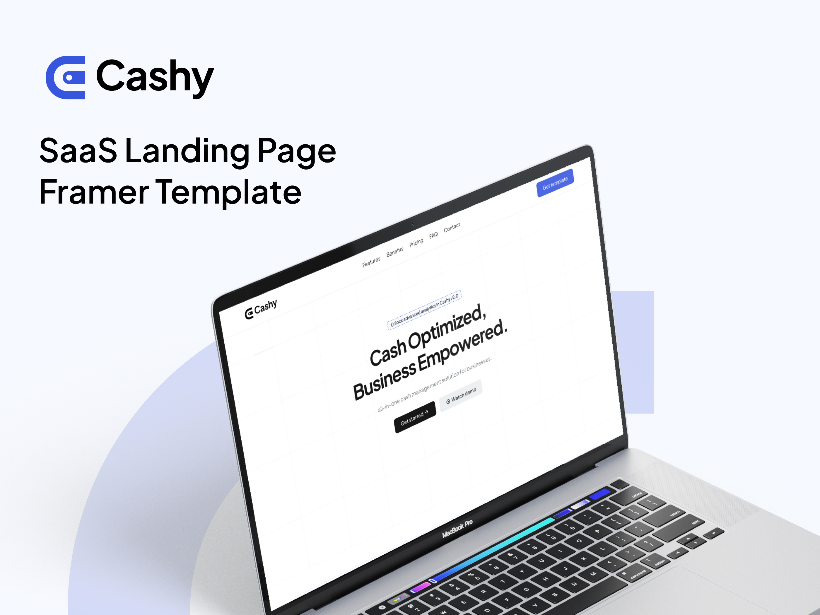 Cashy: Responsive SaaS Website Template by Bie Lab — Framer Marketplace