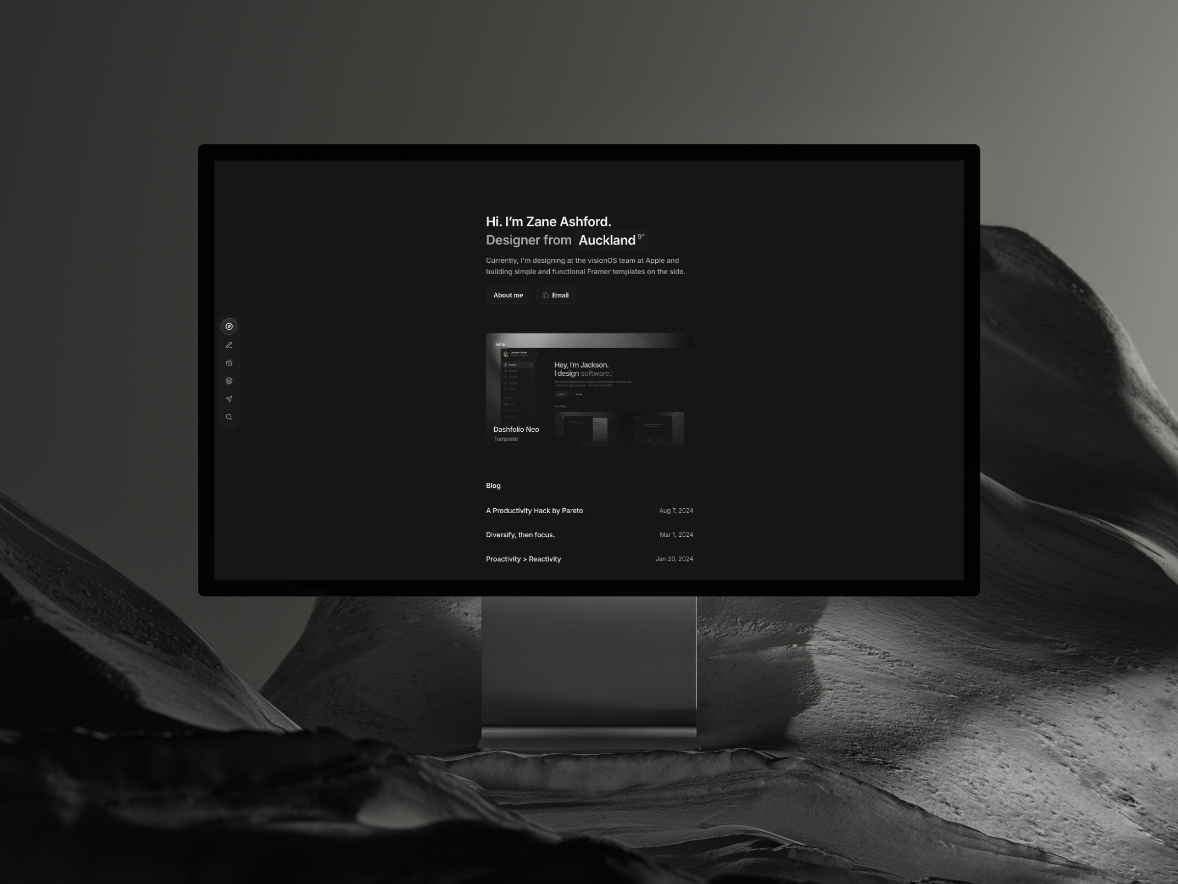 Anticode Responsive Business Website Template By Cédric Framer