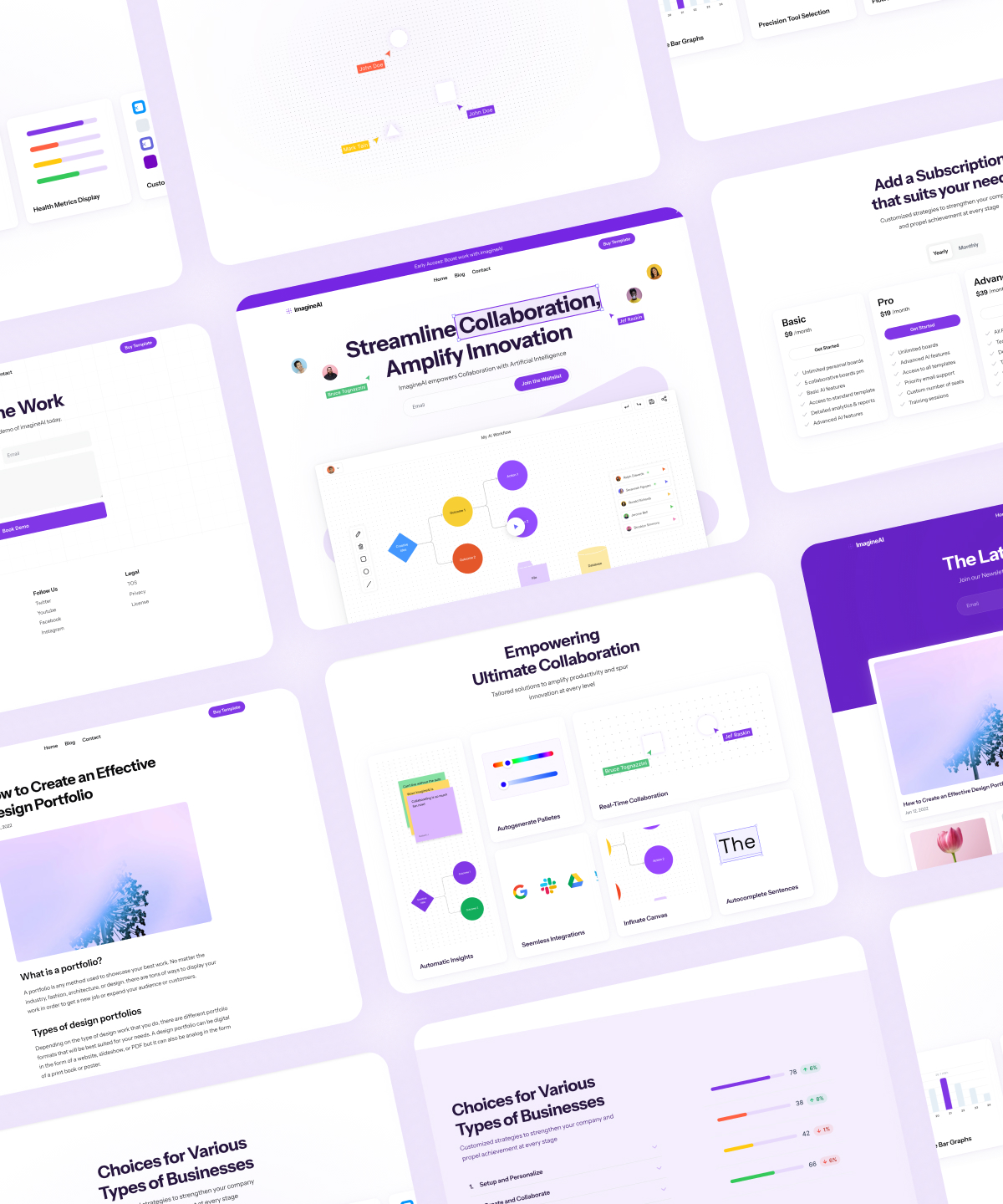 ImagineAI: Responsive AI Website Template by Nabeel — Framer Marketplace