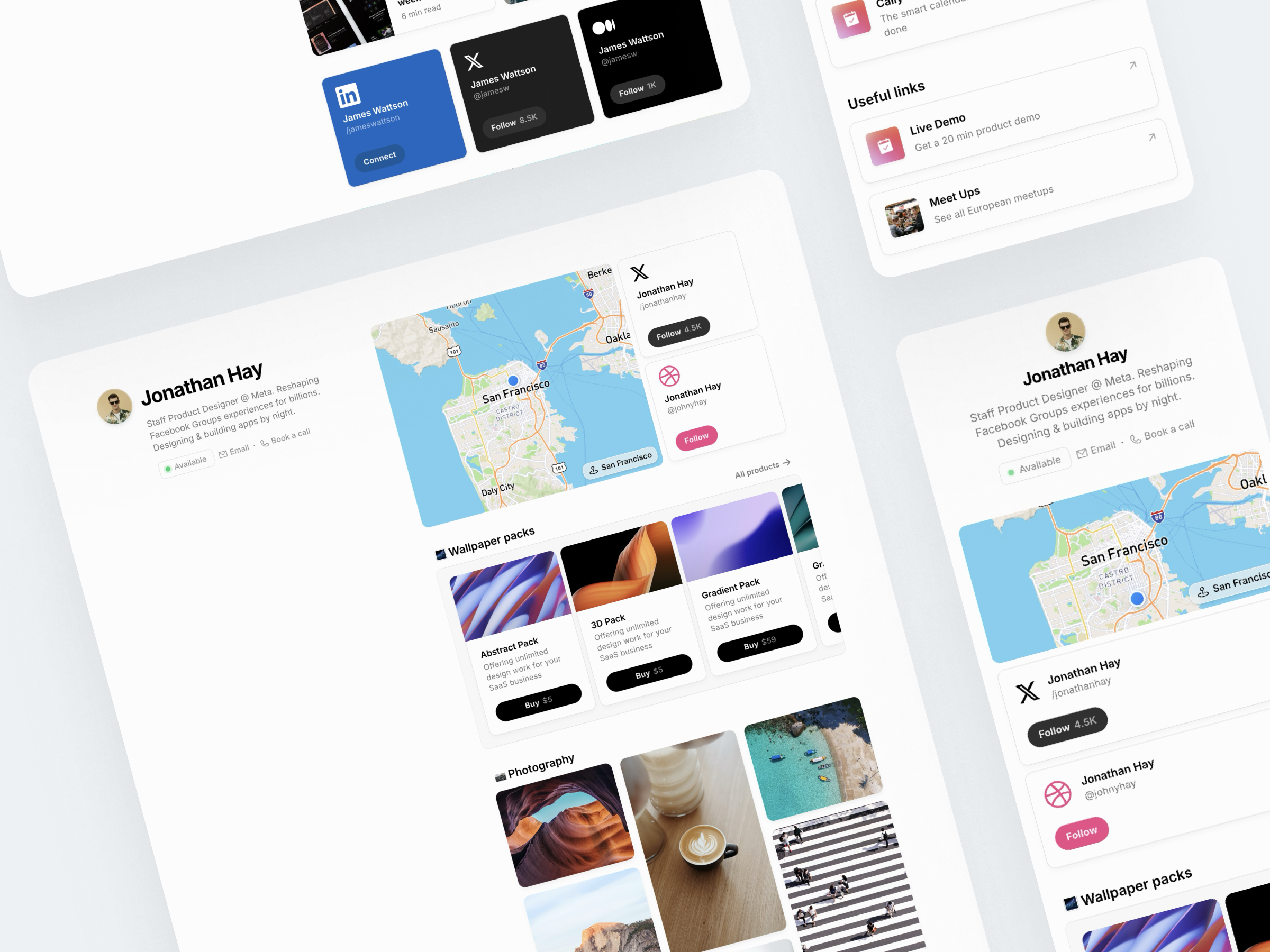Linkee: Responsive Personal Website Template by Pixelpal Supply ...